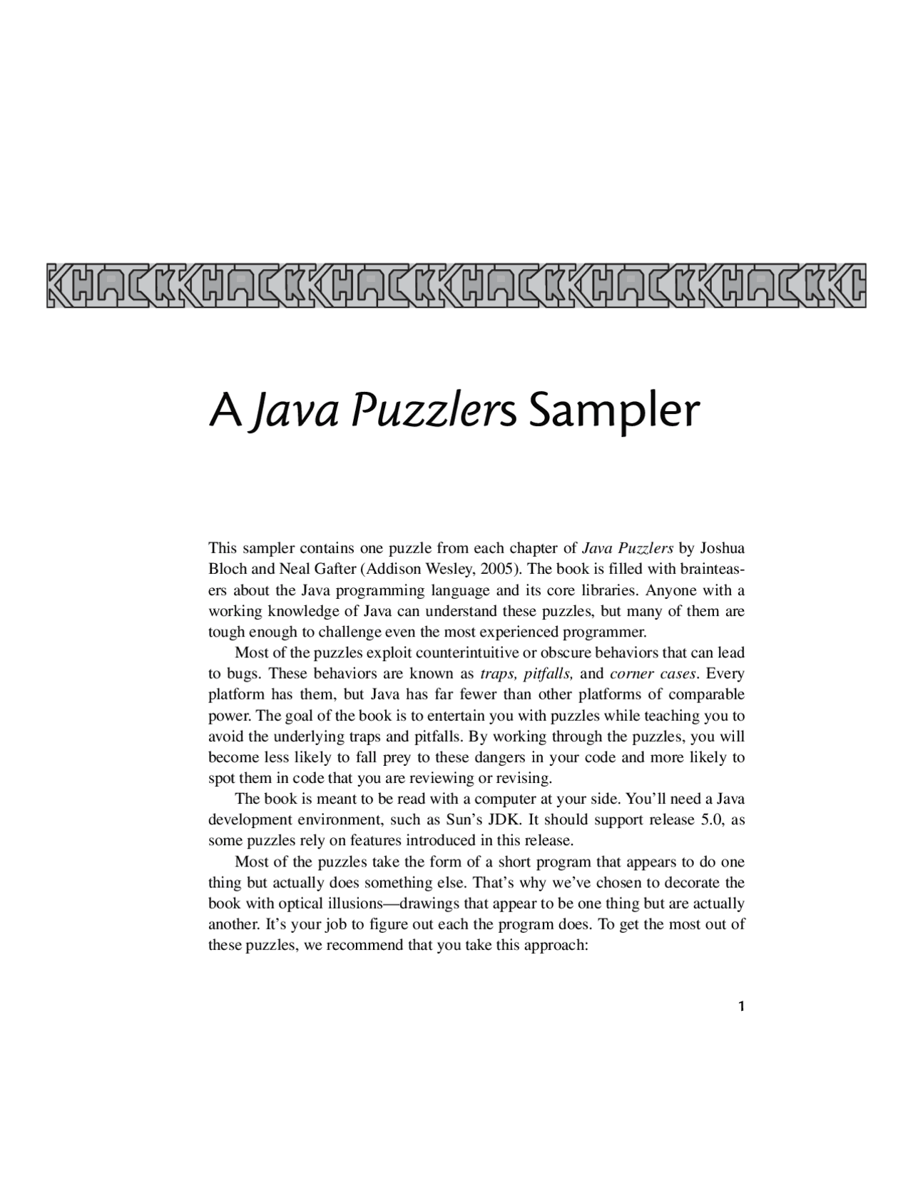 Rompecabezas en Java | Apuntes de Programación Java | Docsity
