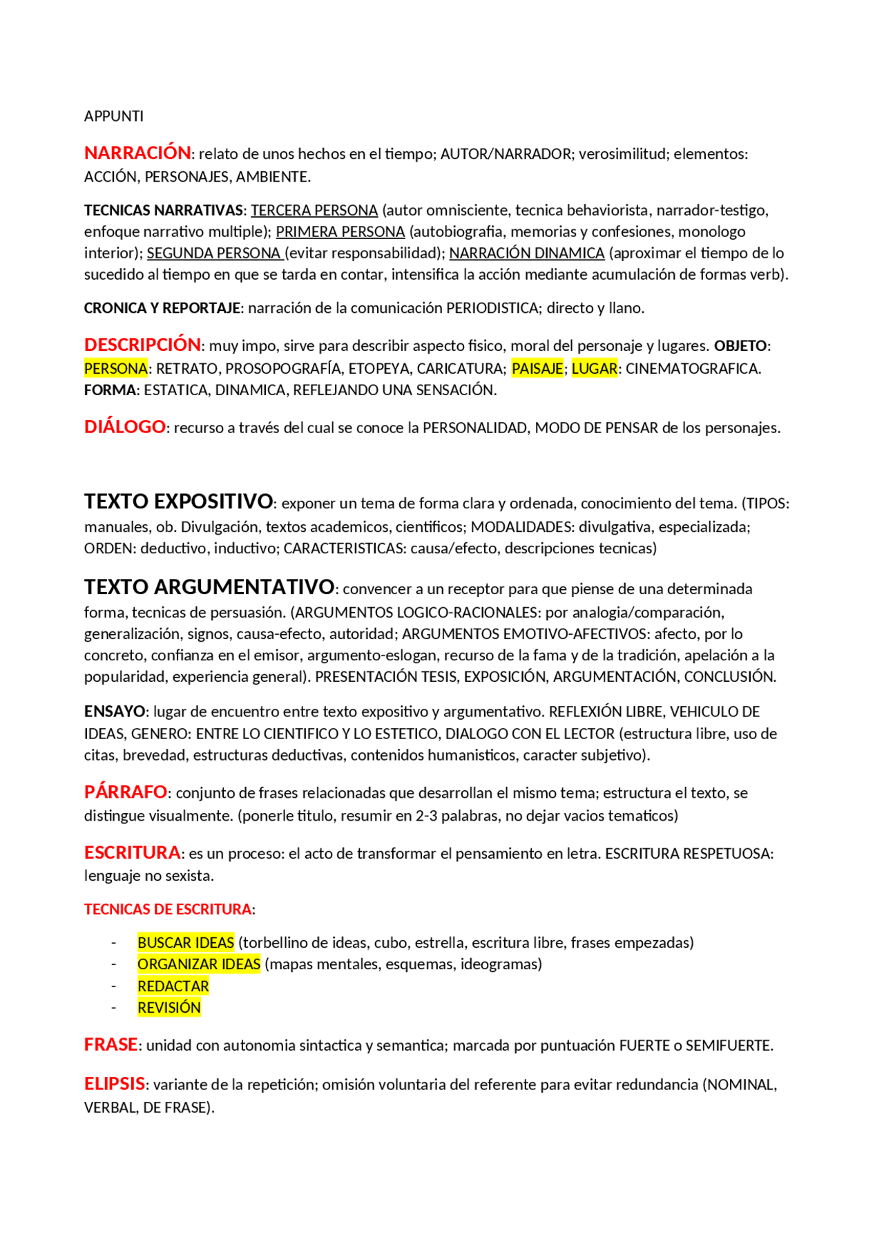 Strategie Comunicative Spagnolo Docsity