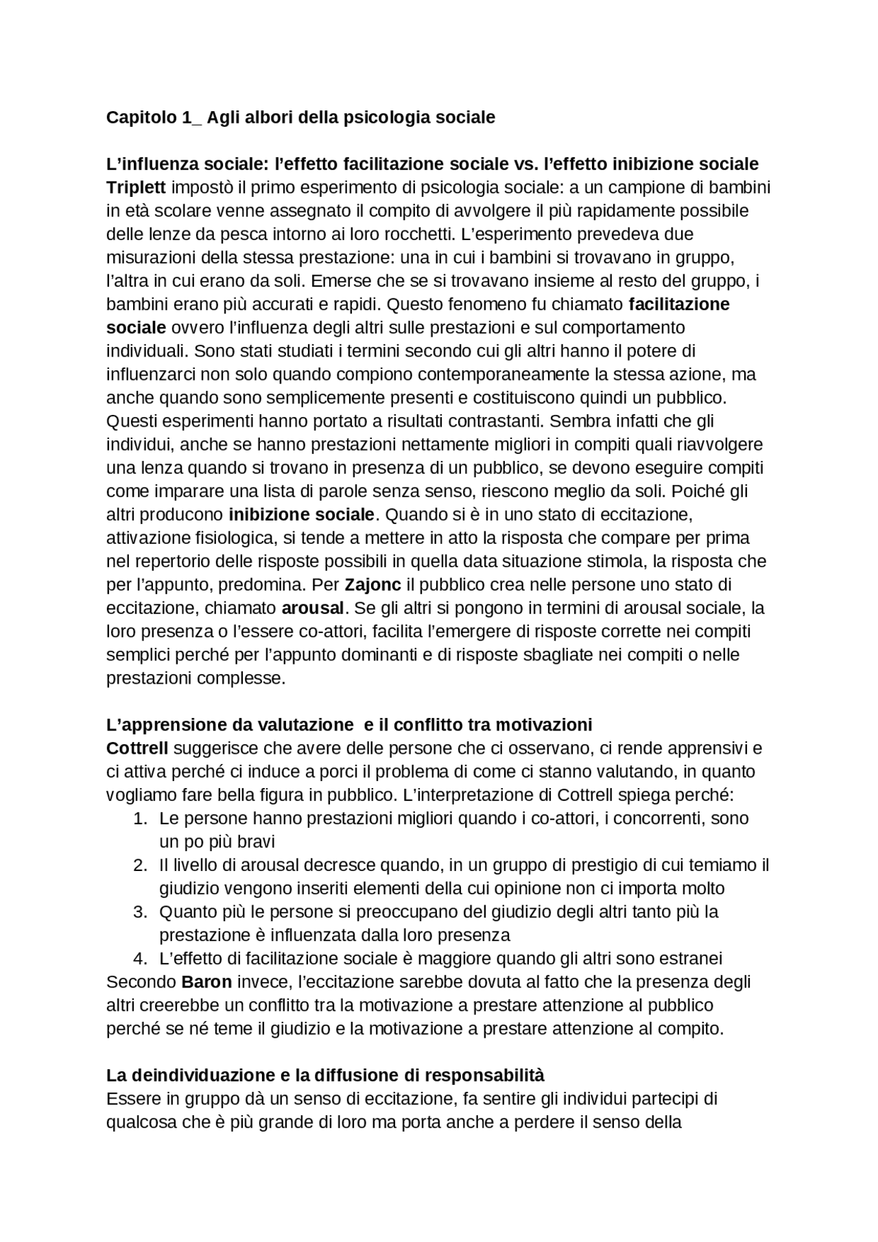 Psicologia Sociale Tra Basi Innate E Influenza Degli Altri Docsity