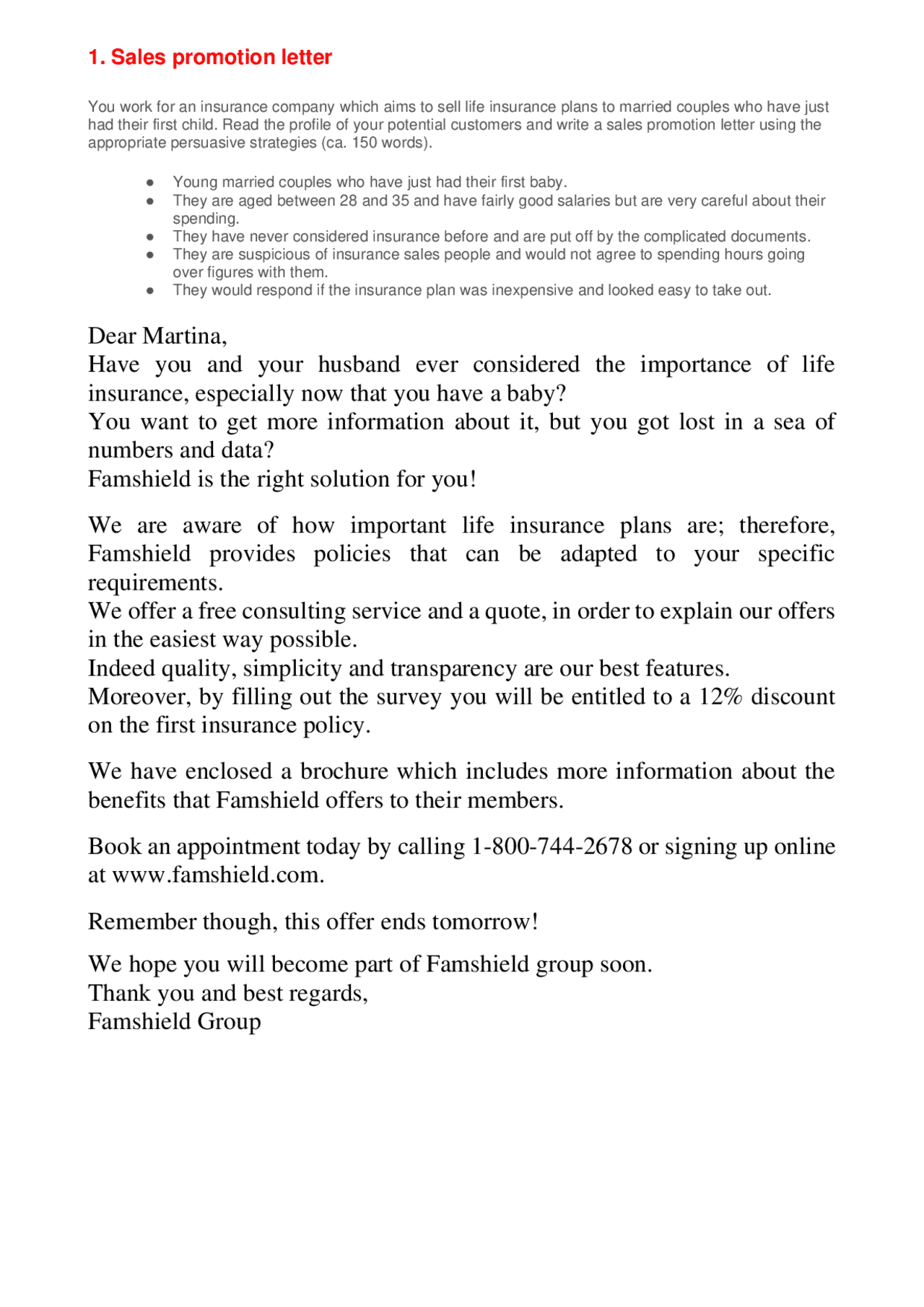 Writing Completi Per Esame Lingua Inglese Ii Docsity