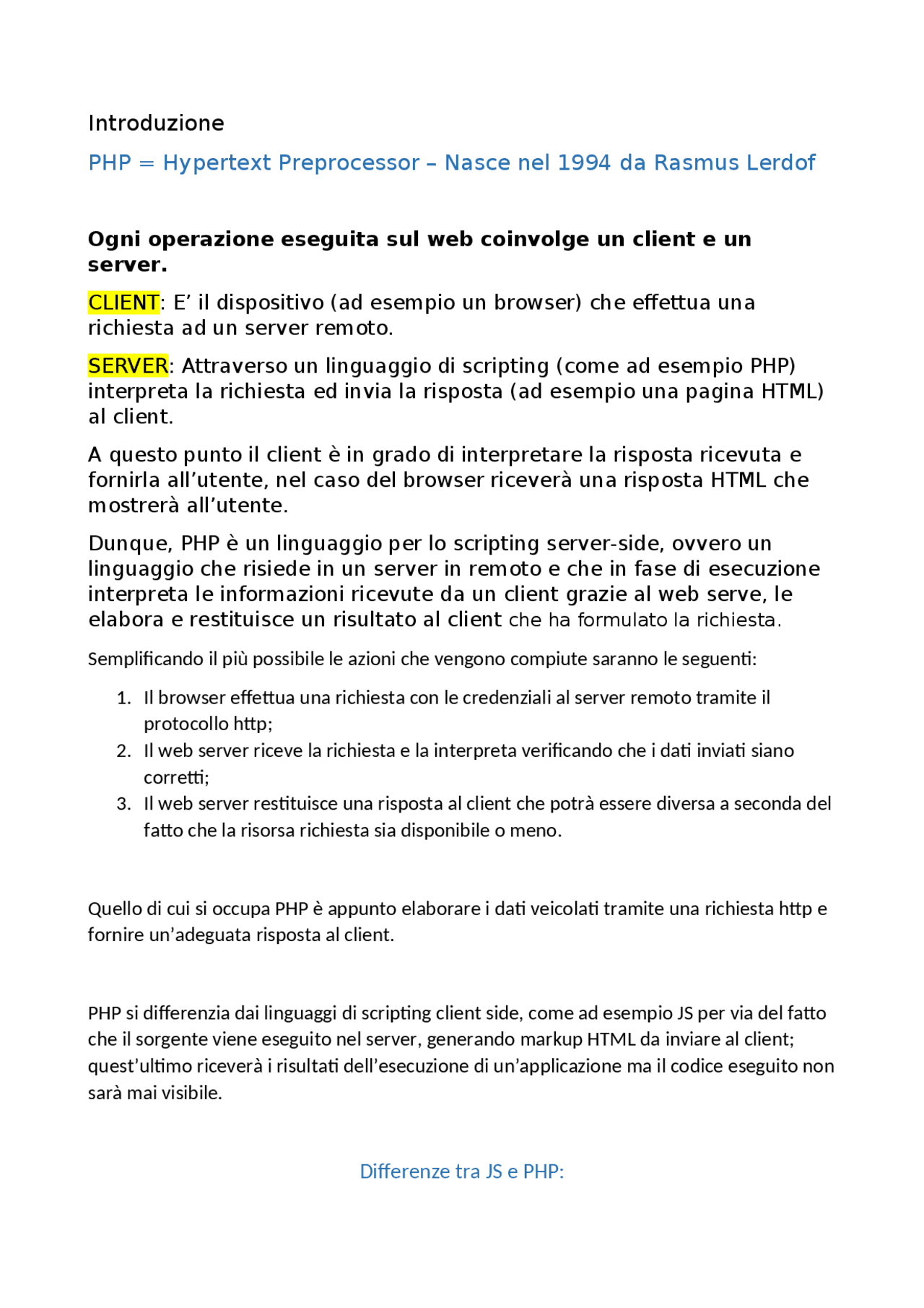 Sviluppo Di Software E Applicazioni Docsity