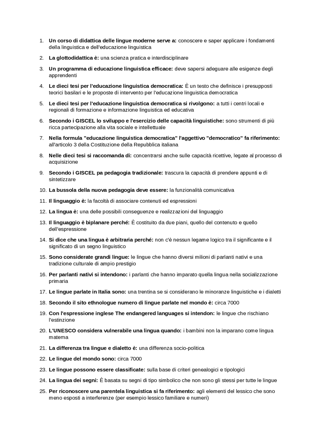 Didattica Delle Lingue Moderne Docsity