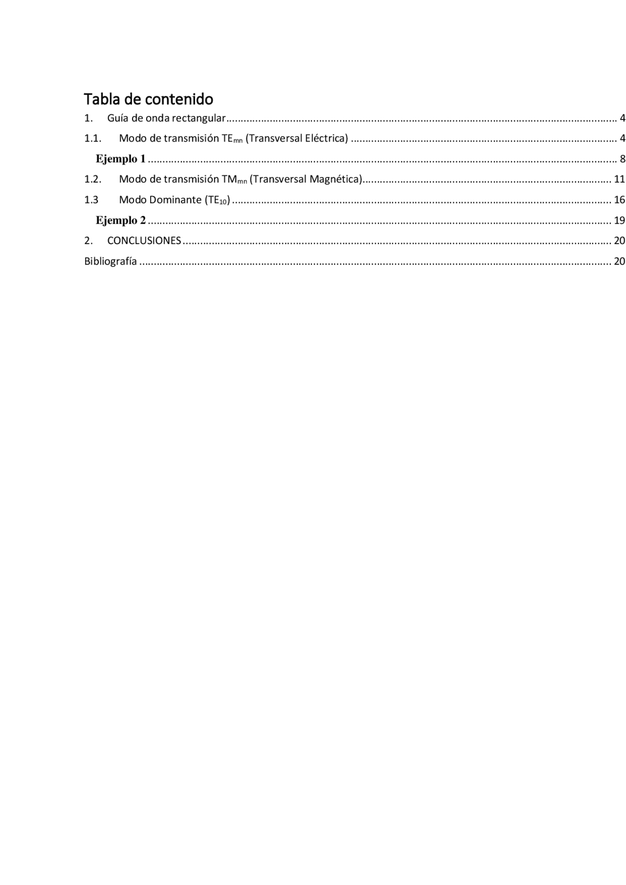Guías de Ondas Rectangulares | Guías, Proyectos, Investigaciones de Electromagnetismo | Docsity