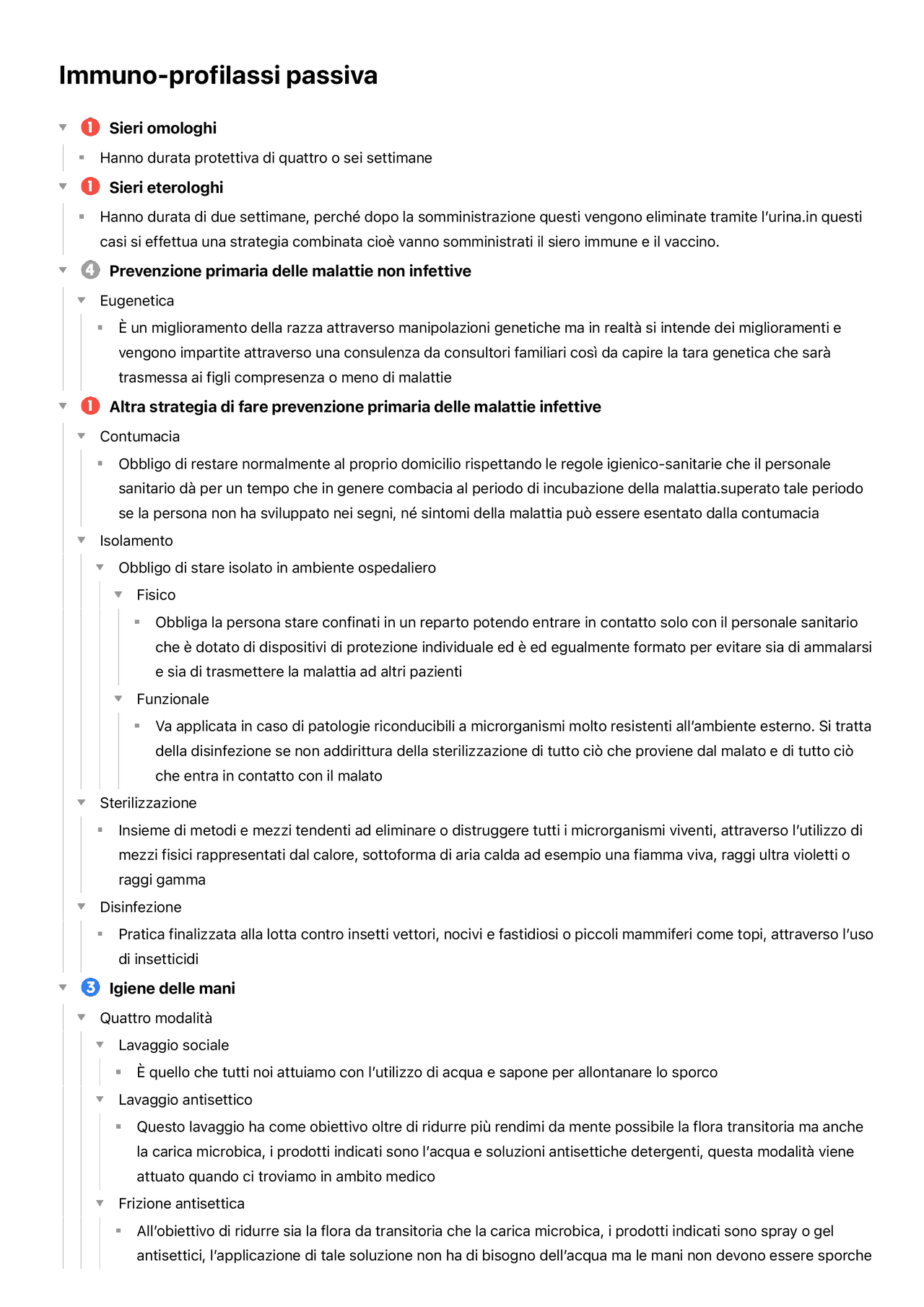 Immunoprofilassi Passiva Docsity