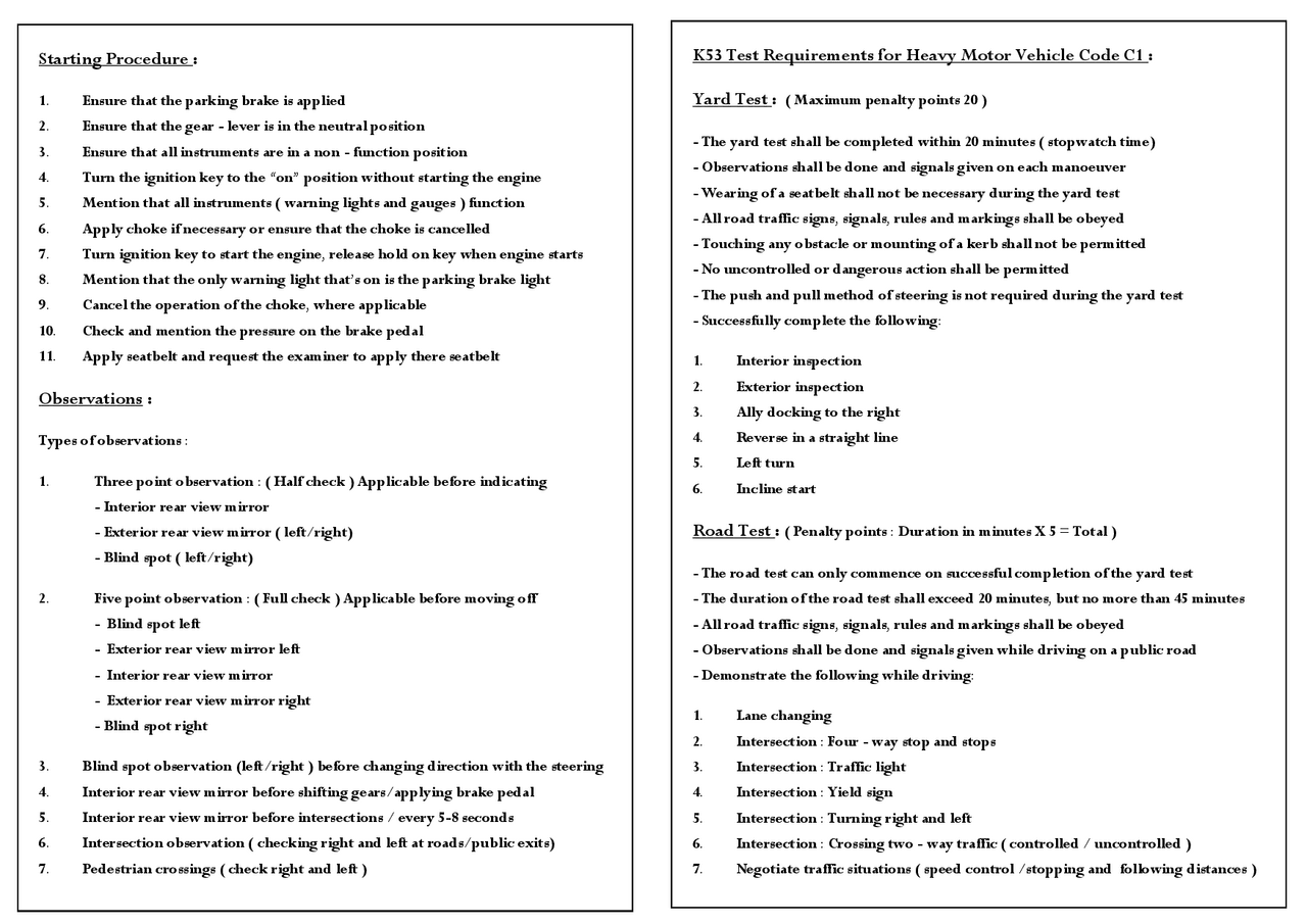 Learner license driving tips you need to know - Docsity