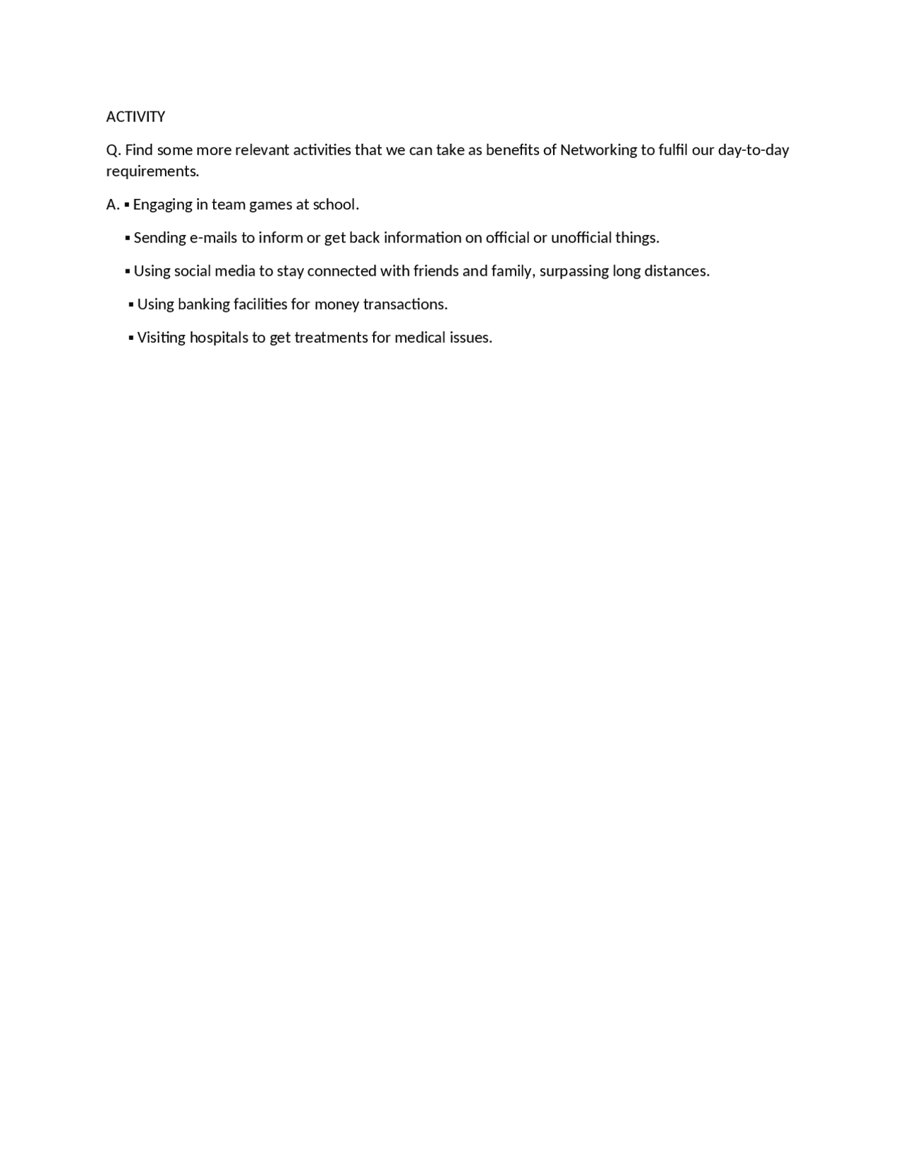 Networking And Telecommunications Docsity