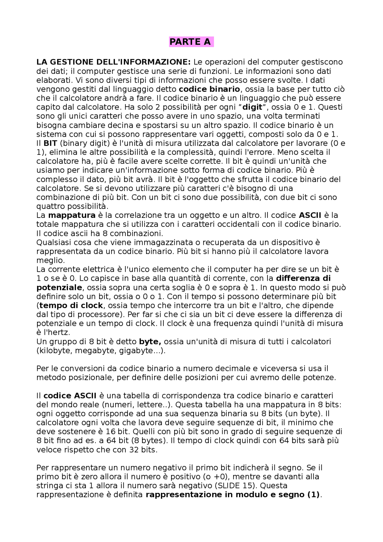 Informatica E Tecnologie Della Comunicazione Digitale Docsity