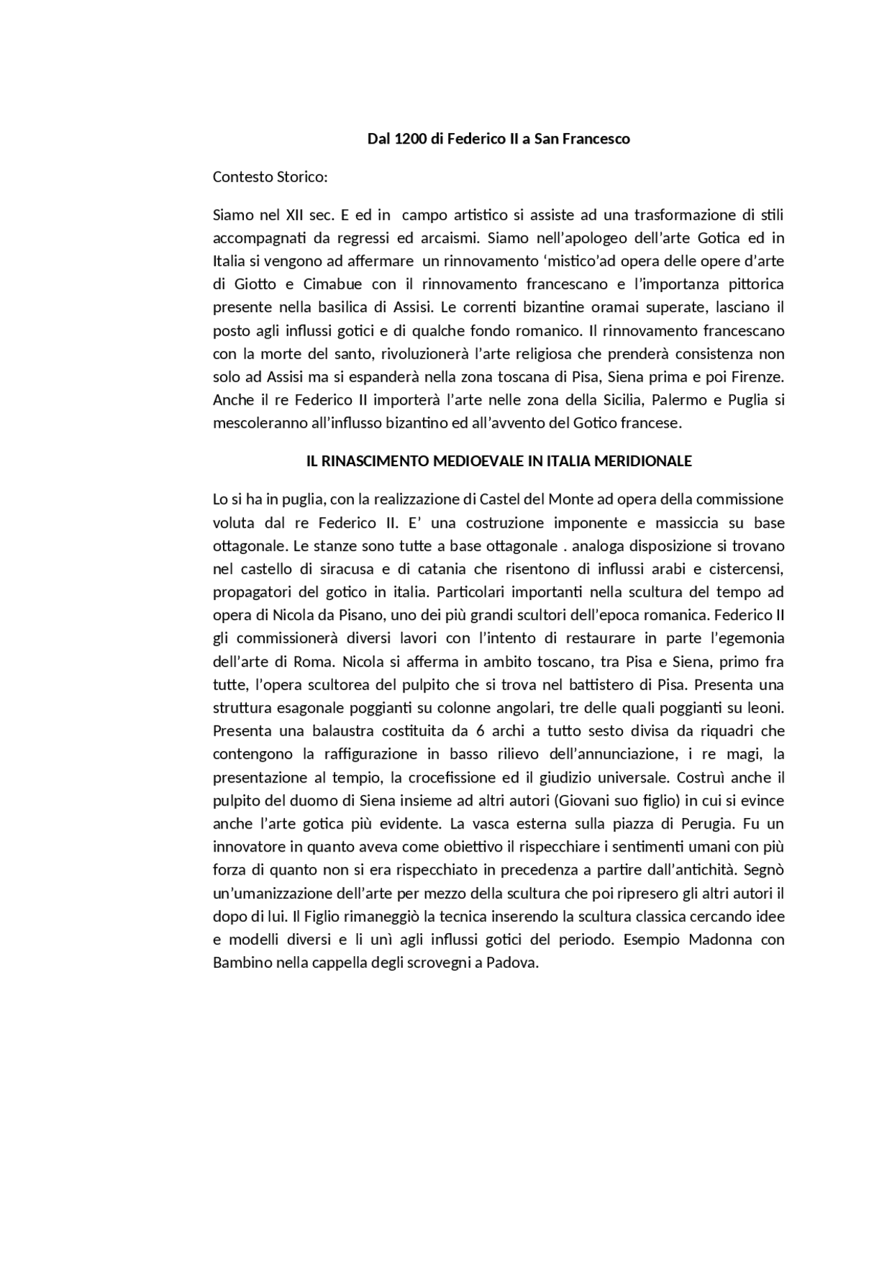 RIASSUNTI ARTE-RINALDI | Sintesi del corso di Storia Dell'arte | Docsity