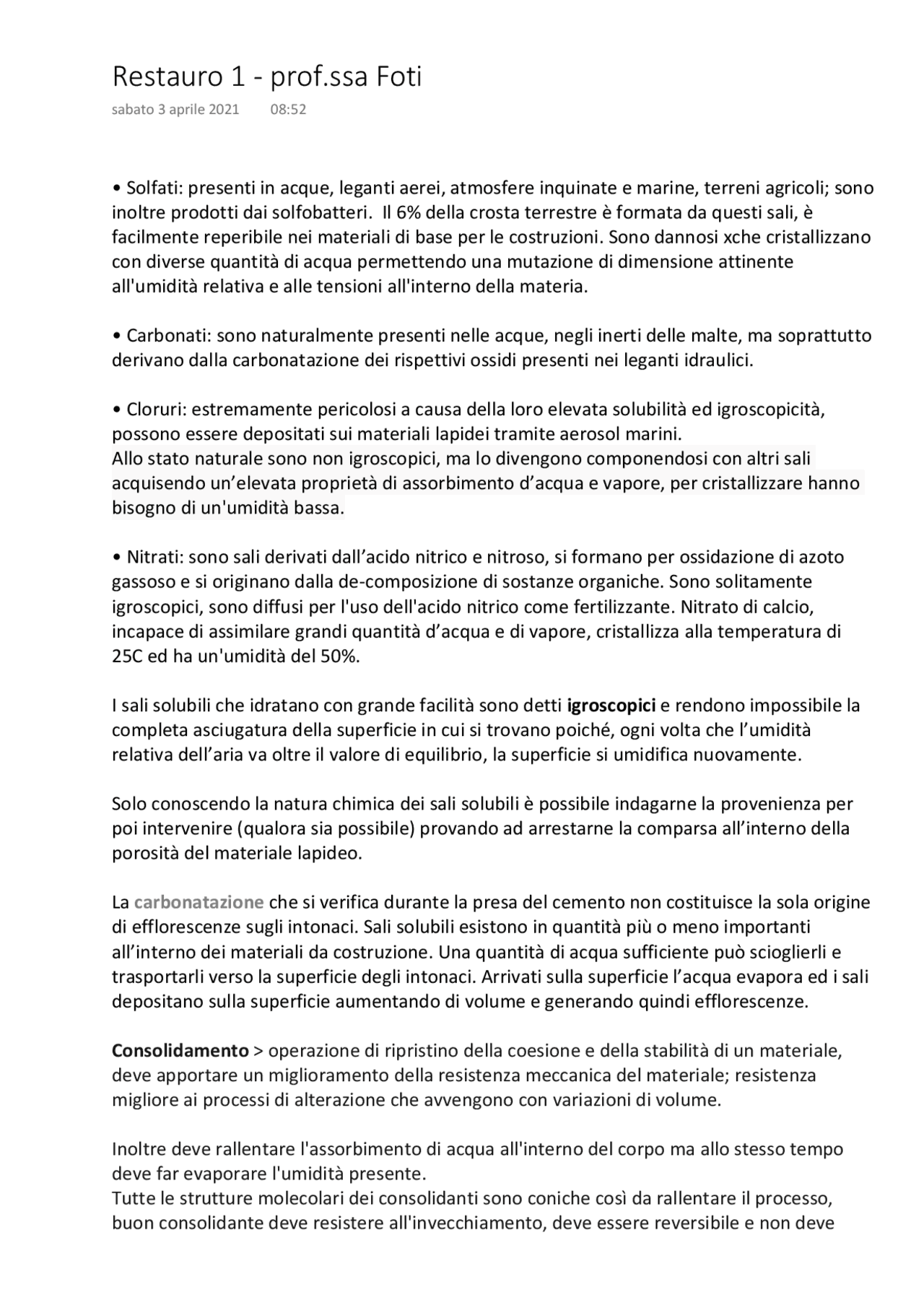 Restauro Degli Stucchi Docsity