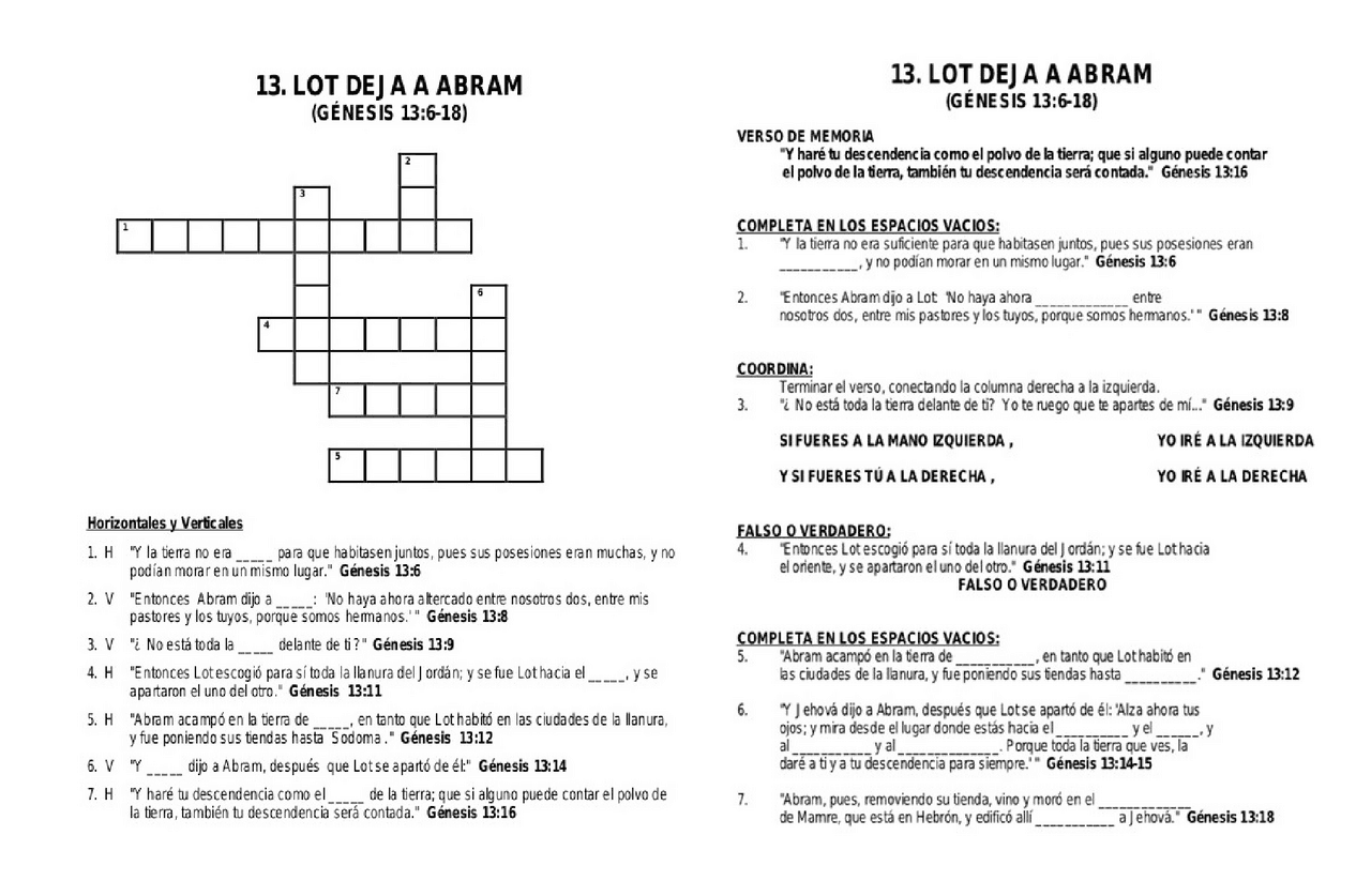 Preguntas sobre la vocacion de abraham