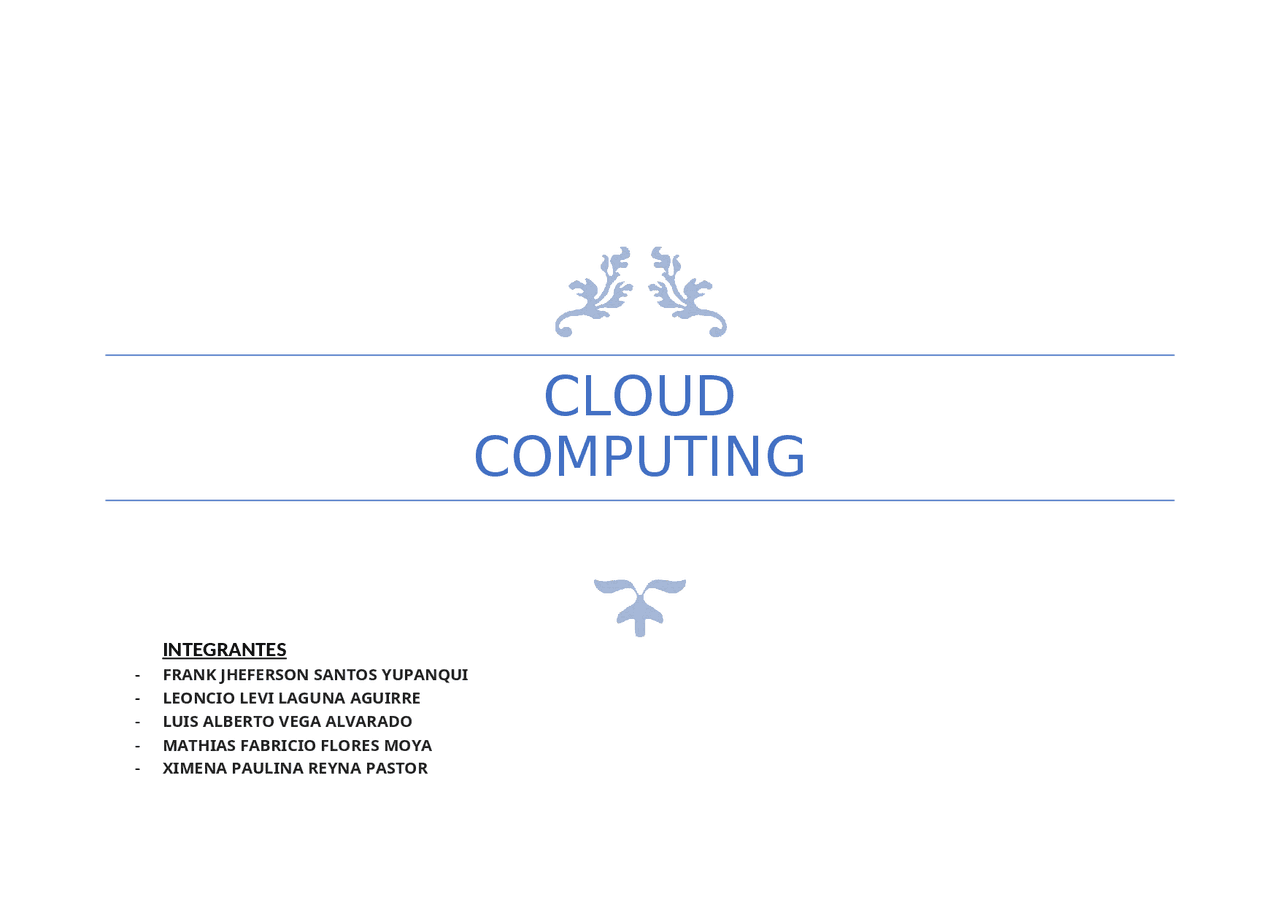 MAPAS CONCEPTUALES DE LA CLOUD COMPUTING | Esquemas y mapas conceptuales de Introducción a la ...