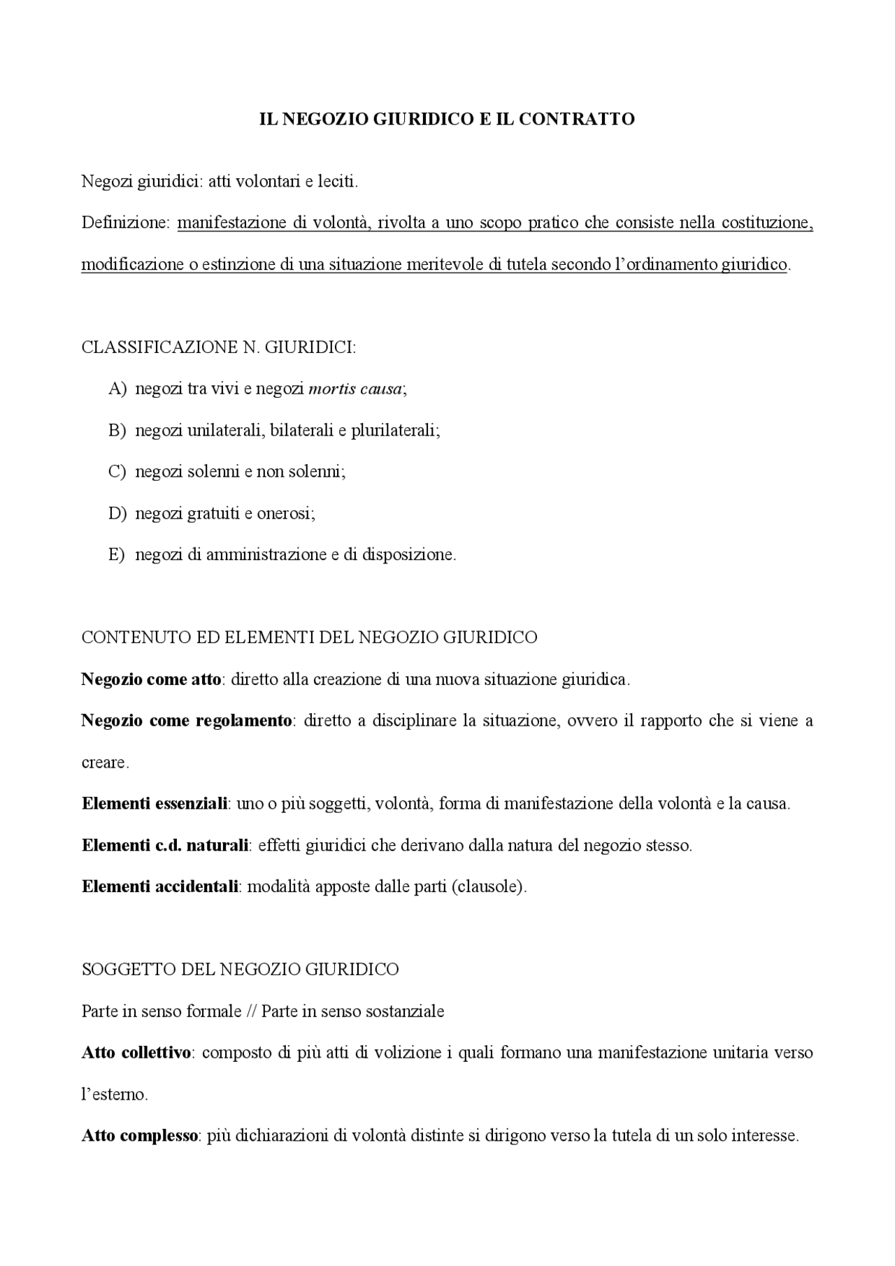 Trabucchi Riassunto Completo Docsity
