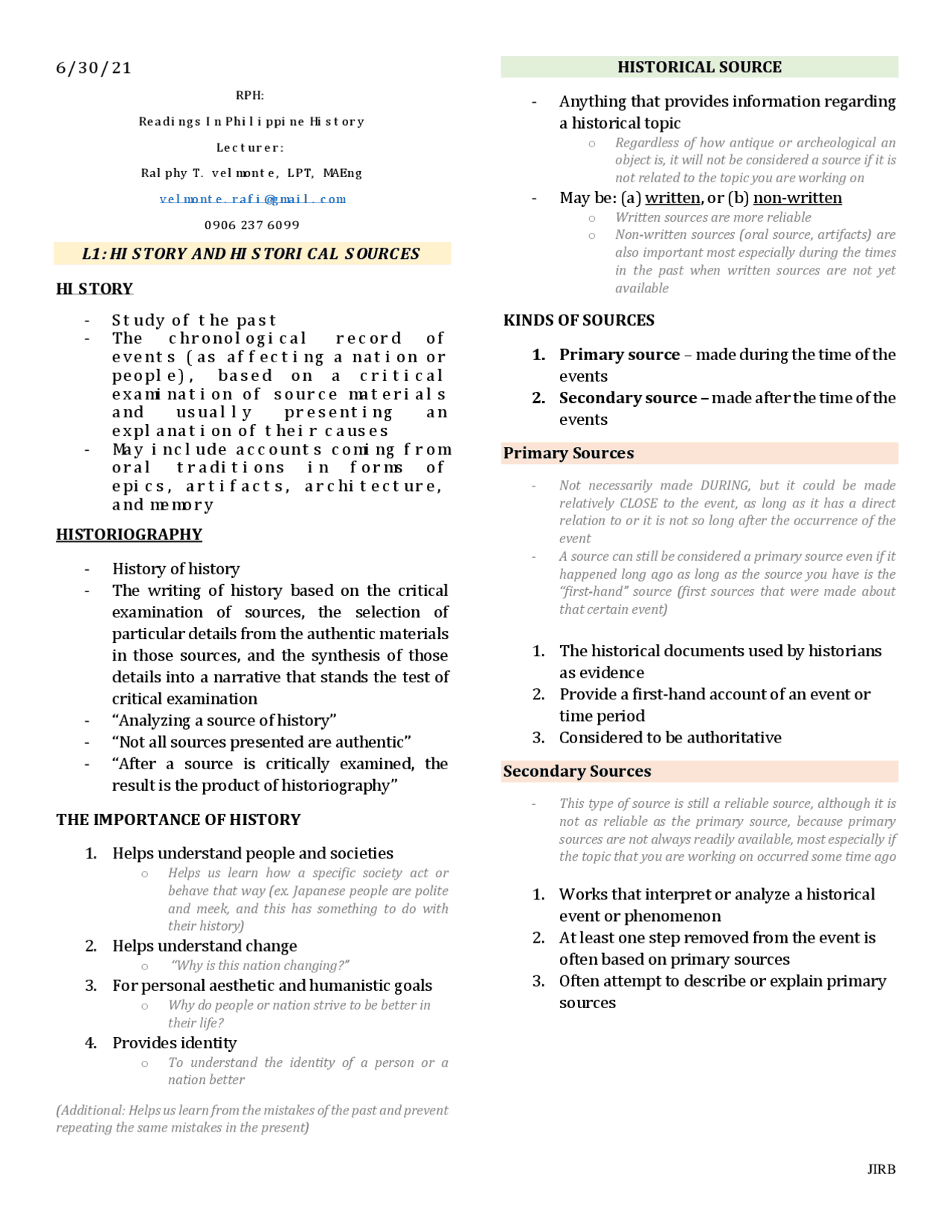 Introduction To Philippine History Part 2 Docsity