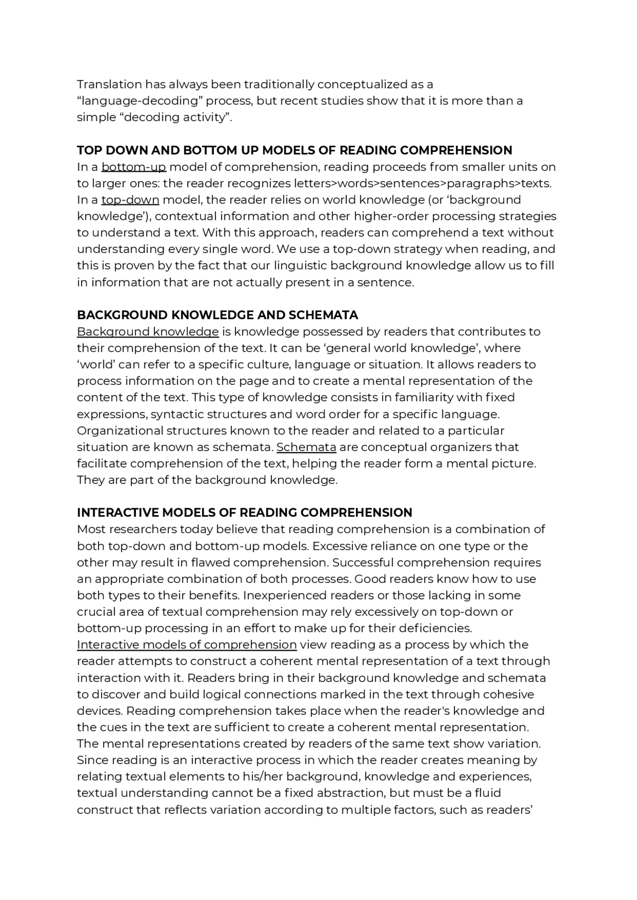 Capitolo 5 Fundamentals Of Translation Docsity