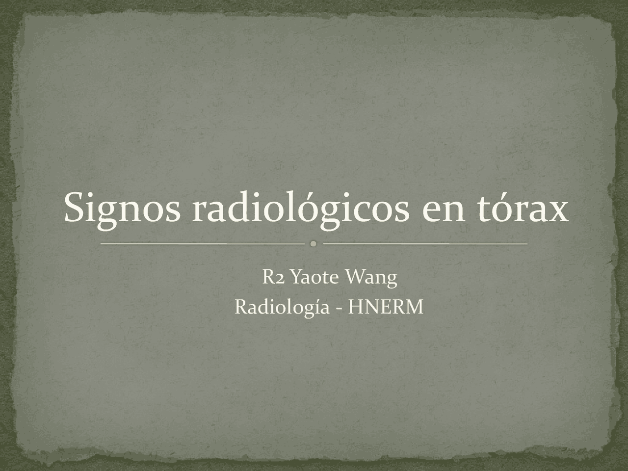 signos radiológicos de Torax | Diapositivas de Radiología | Docsity