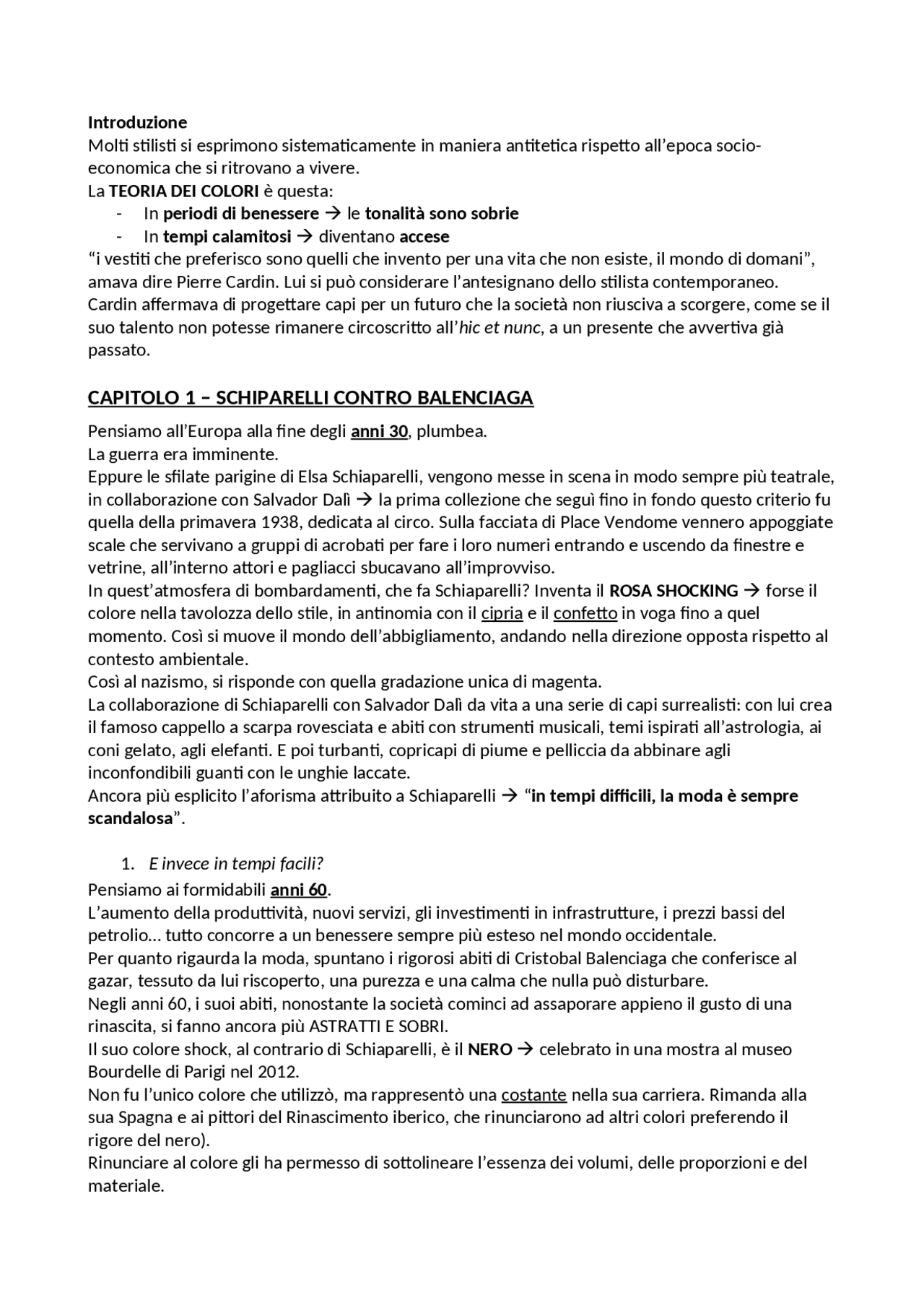 Riassunto La Teoria Dei Colori Docsity