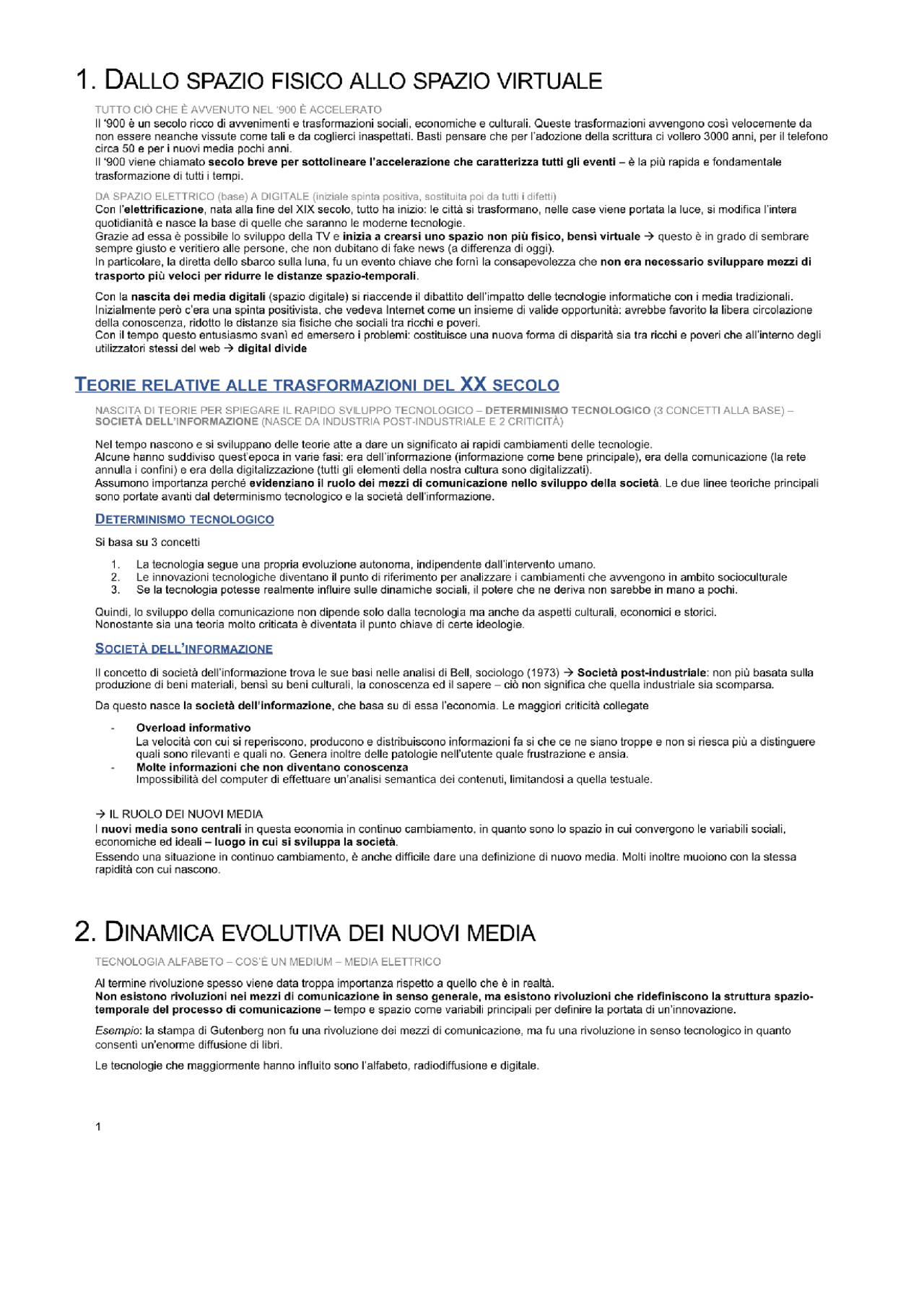 Pensare Digitale Ugo Guidolin Riassunto Docsity
