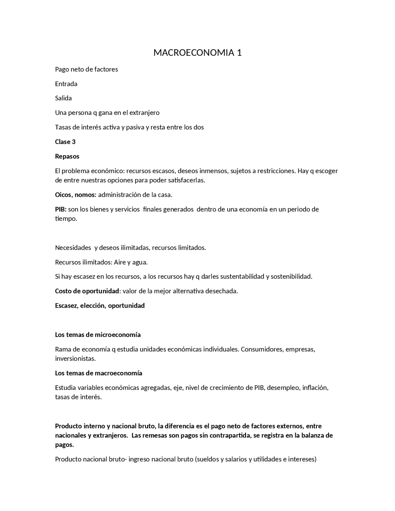 Macroeconomia Conceptos Curva Is Lm Docsity