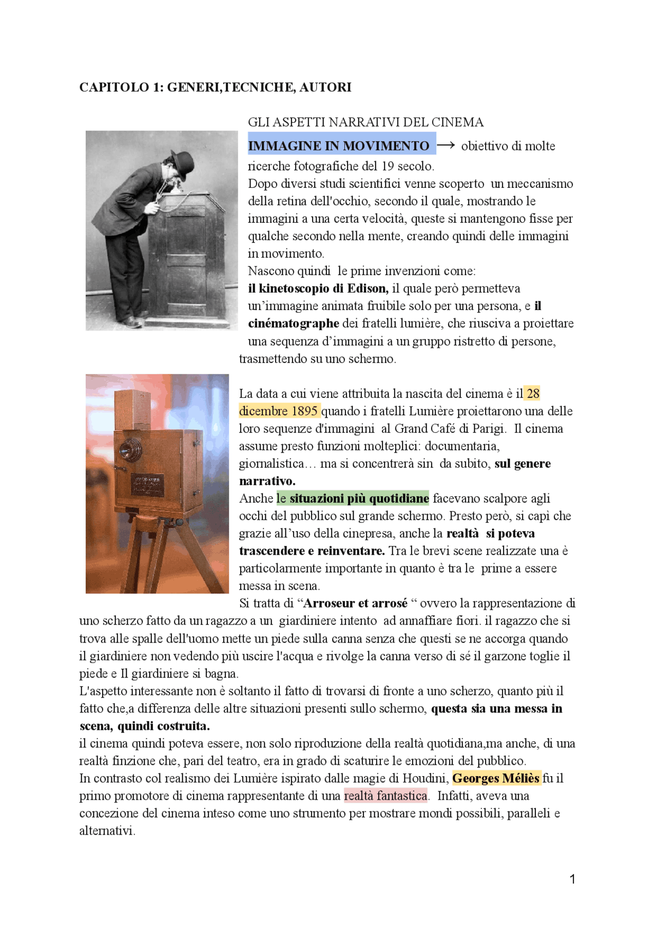 Riassunto Generitecnicheautori Di Roberto Campari Docsity