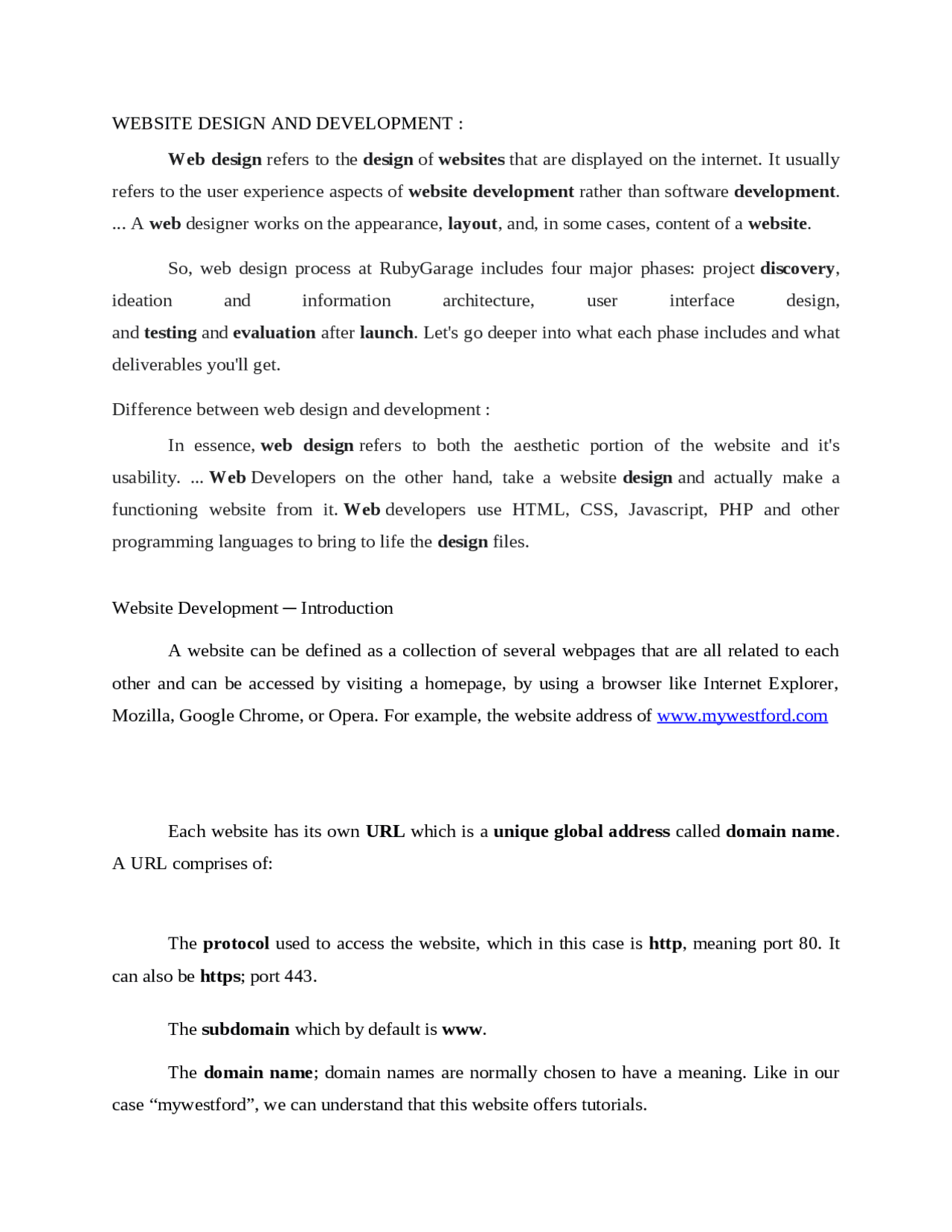 Wdd Assignment Brief Docsity