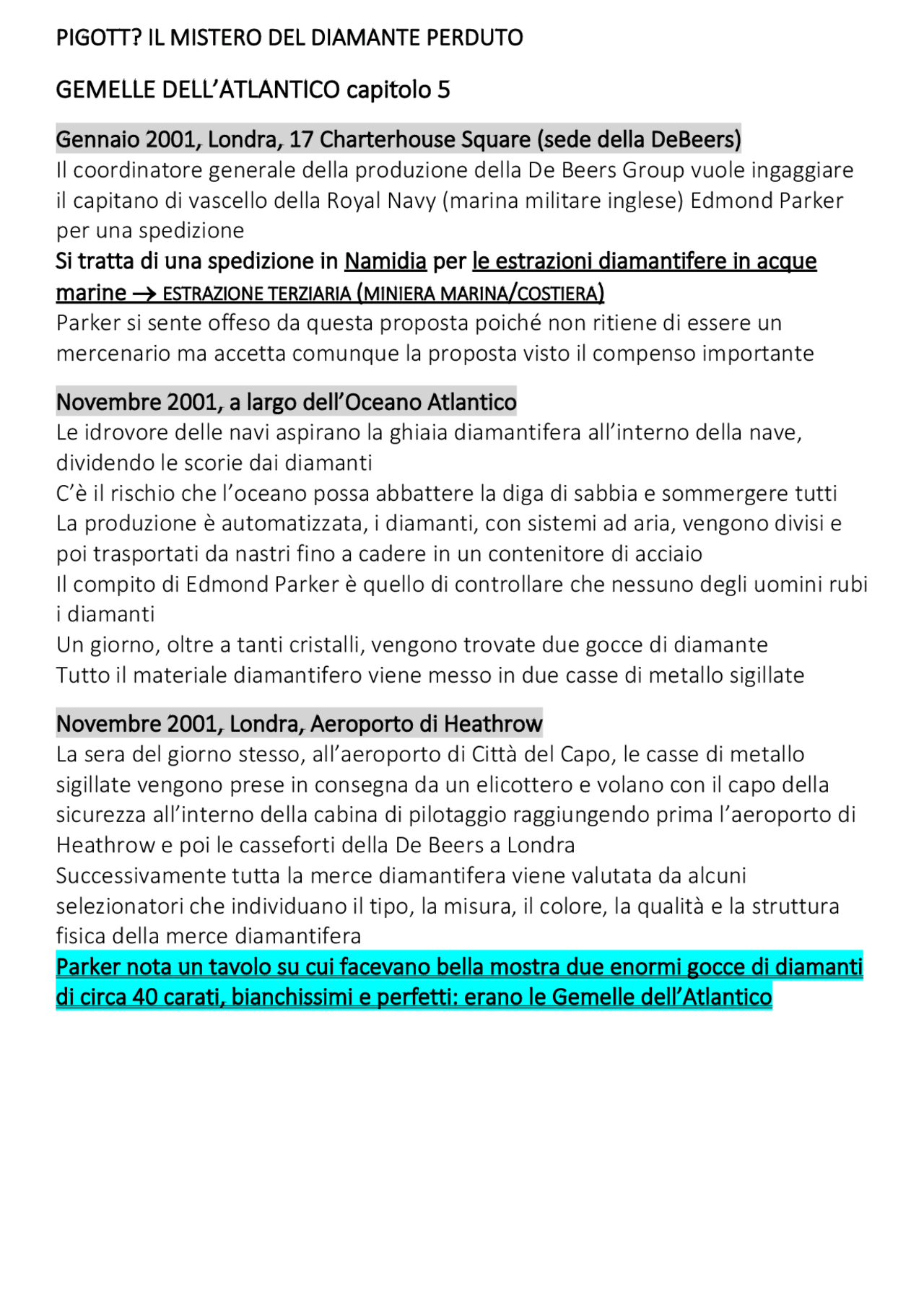 GEMMOLOGIA INVESTIGATIVA:PIGOTT? IL MISTERO DEL DIAMANTE PERDUTO di ...