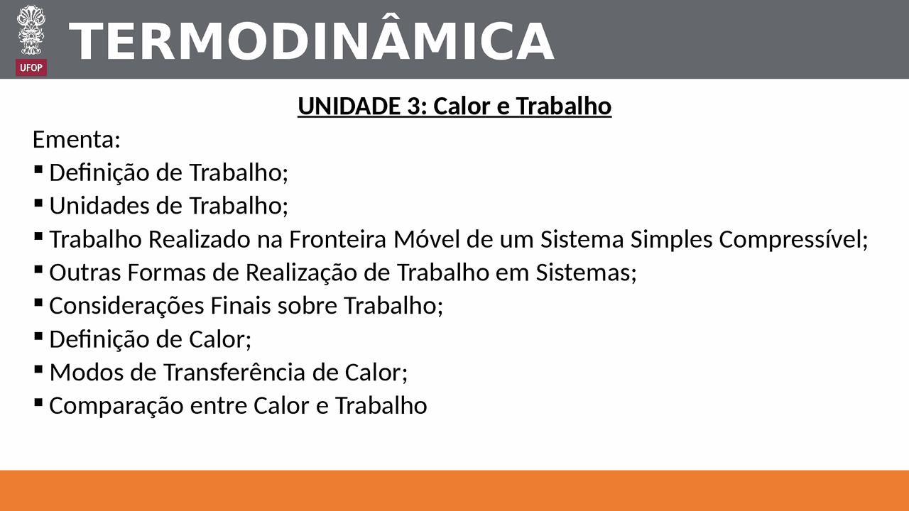 Calor E Trabalho Termodinâmica Slides Termodinâmica Aplicada Docsity