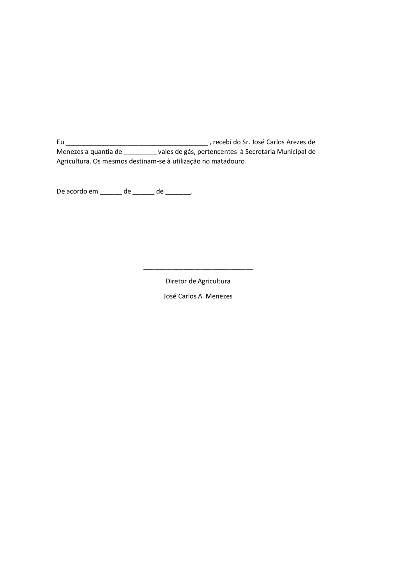 Recibo de dinheiro normal - Docsity