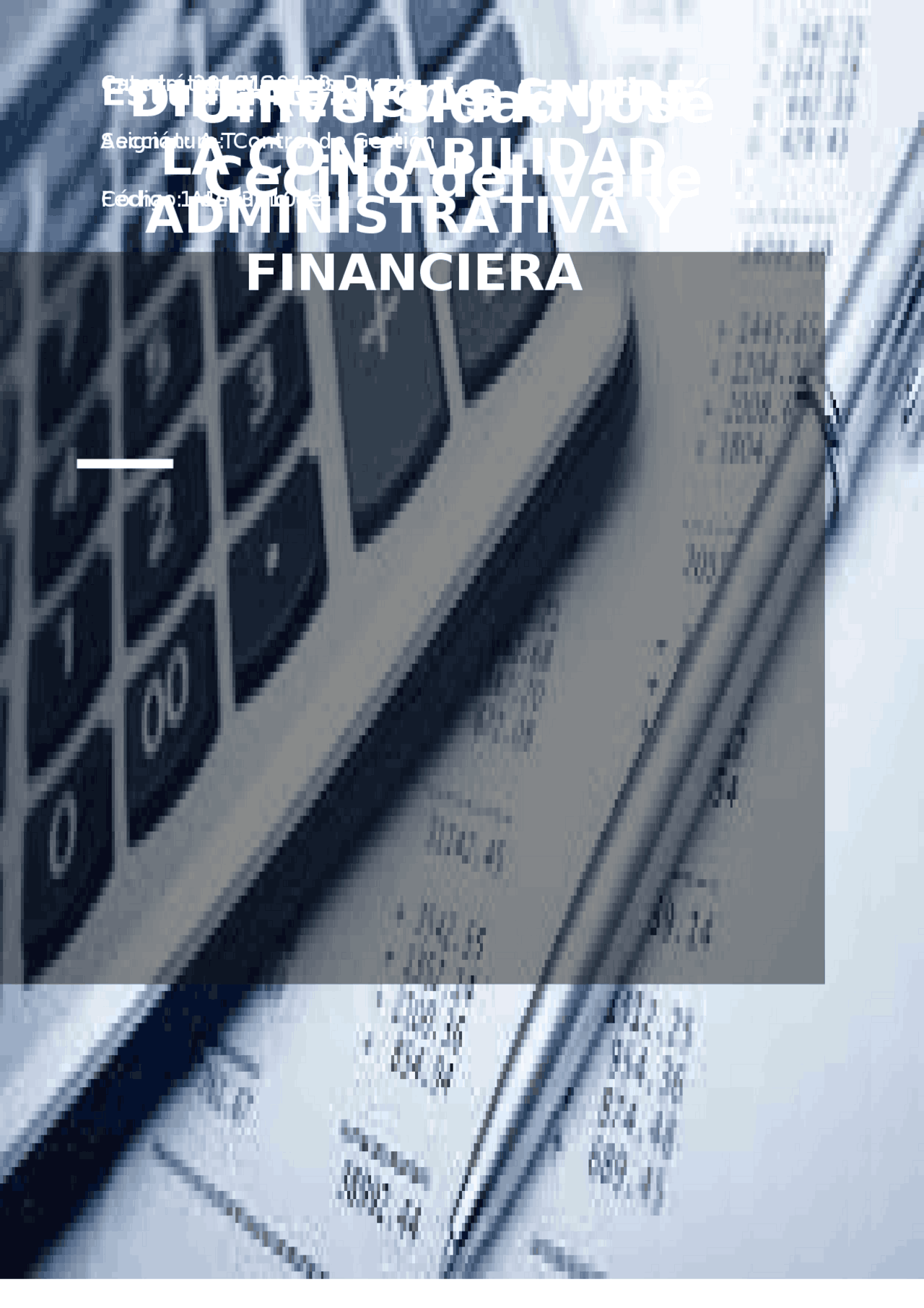 Contabilidad financiera y administrativa | Manuais, Projetos, Pesquisas ...