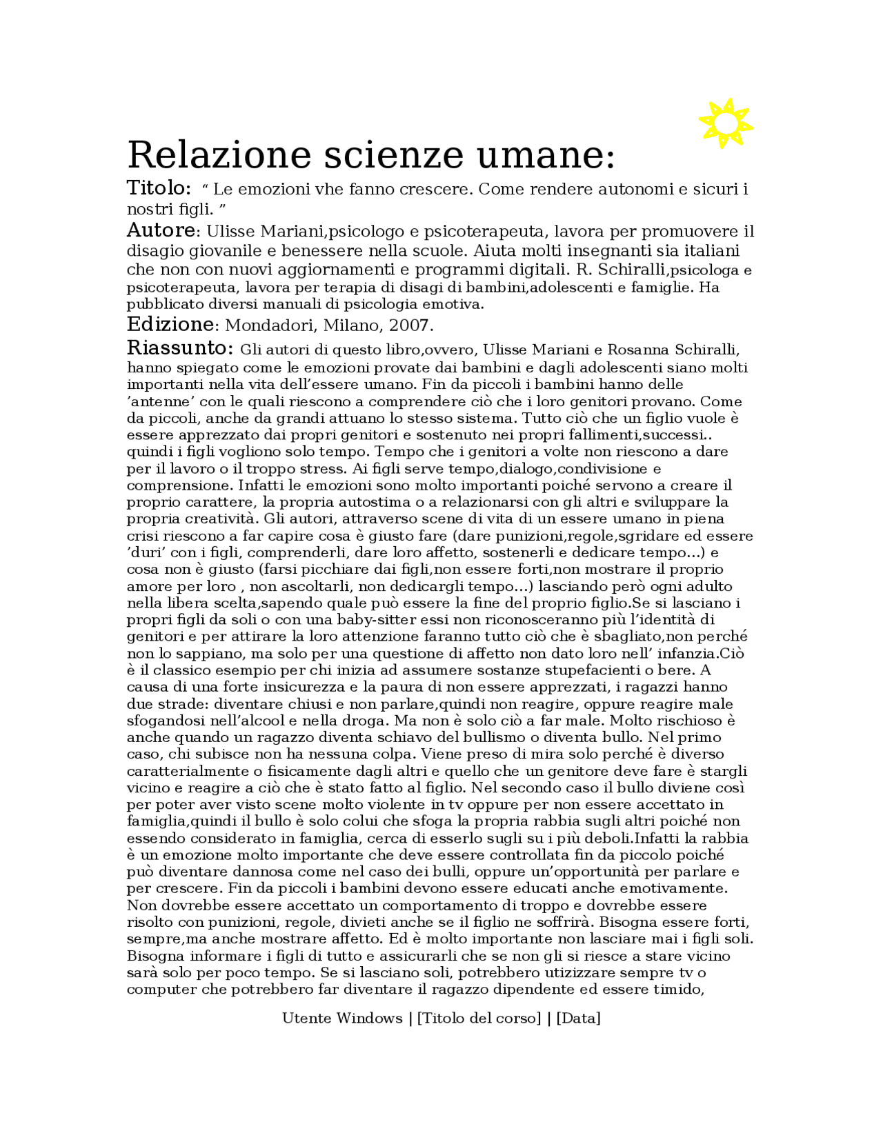 Relazioni Di Scienze Umane Guide Progetti E Ricerche Di Scienze