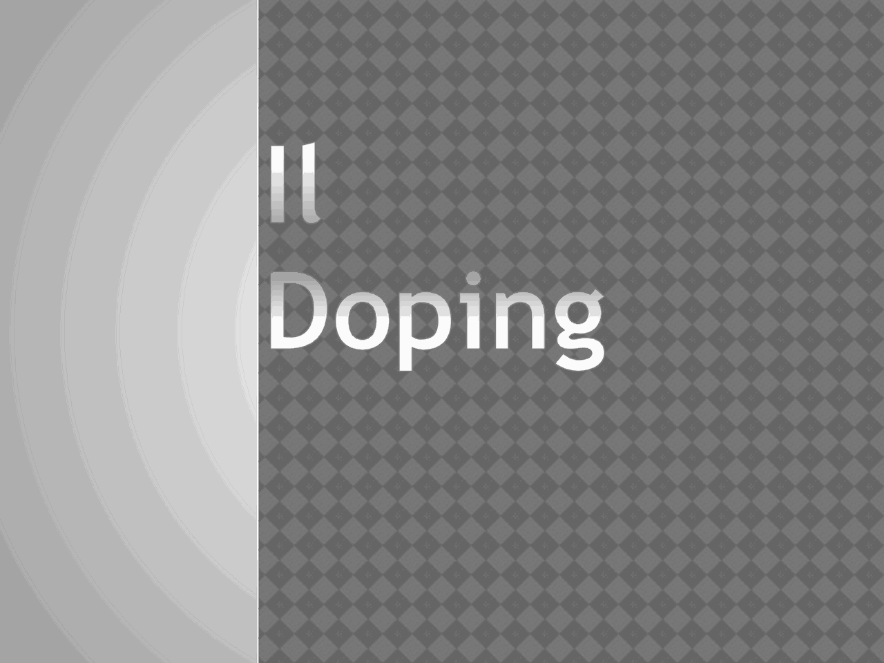 Power Point Sul Doping Docsity