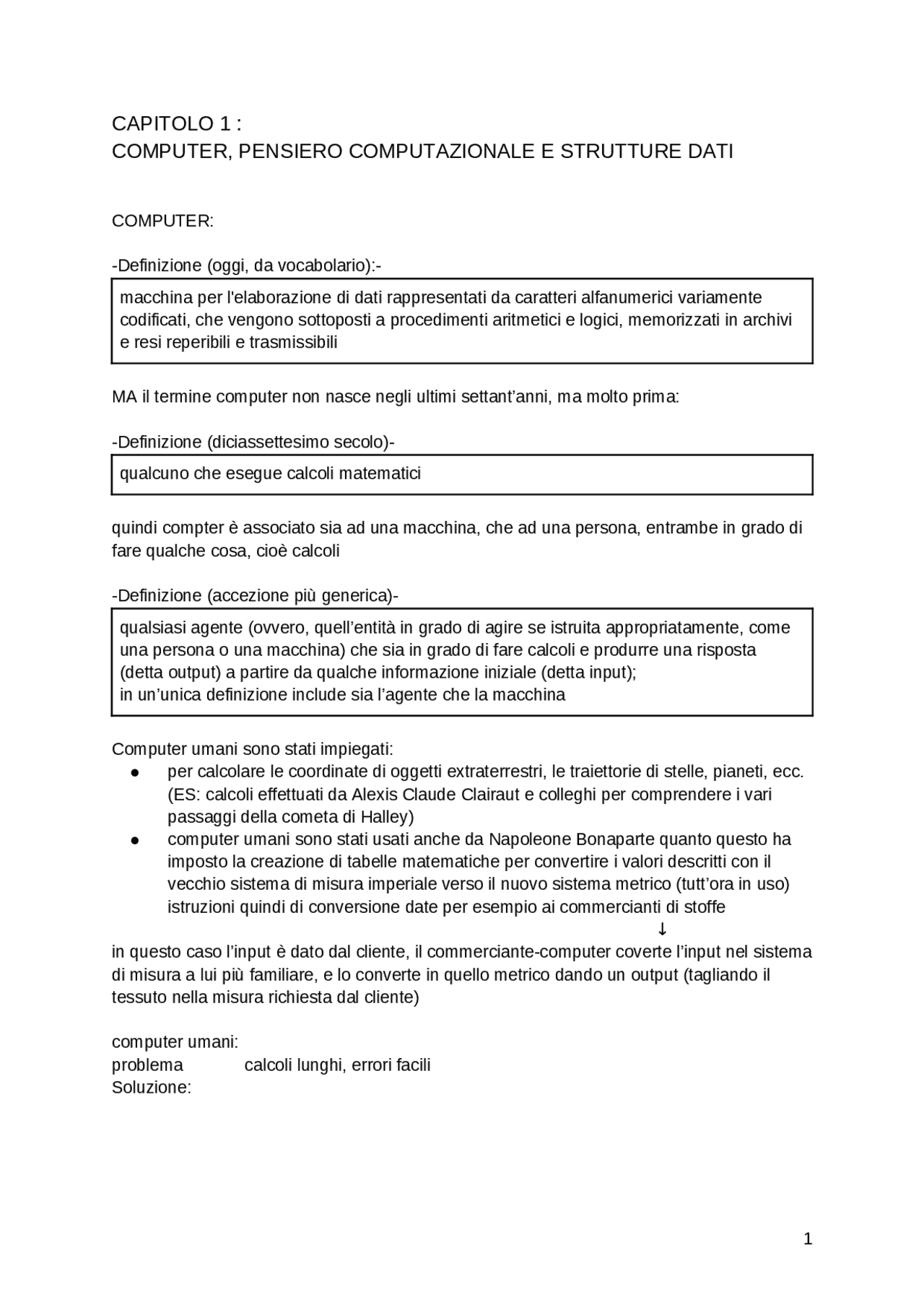 Riassunti Dispense Informatica Di Base Lettere Docsity