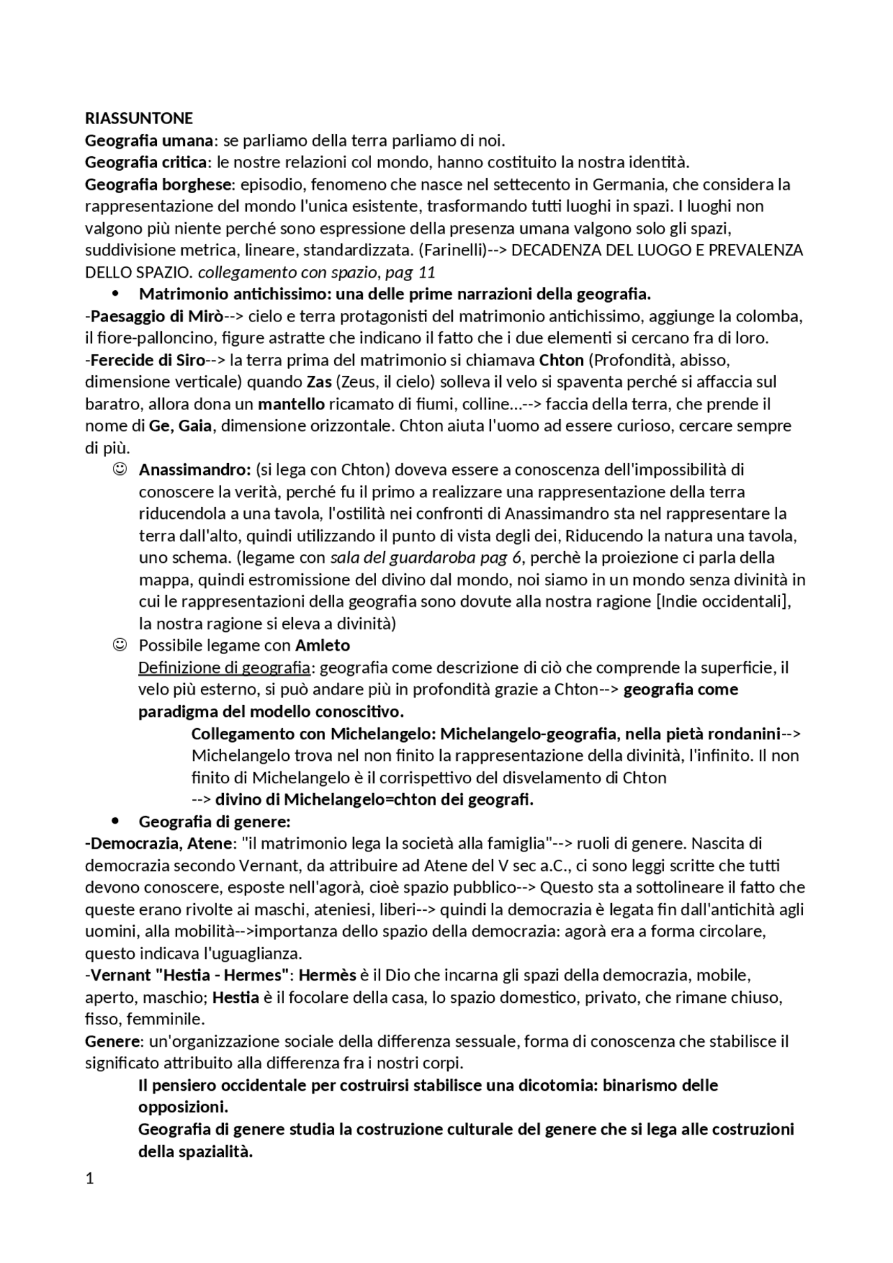 Riassunto Di Tutto Lesame Docsity