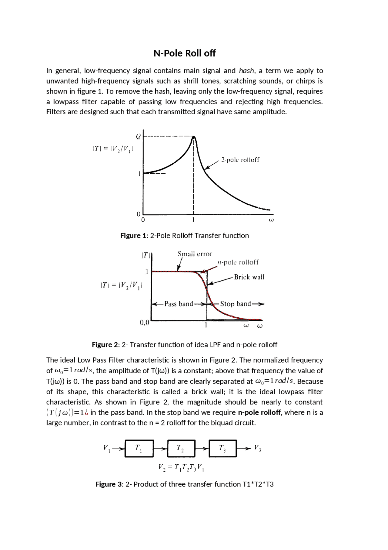 Digital Signal Processing Filter Ripples Docsity