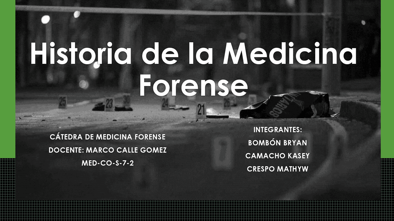 Historia de la Medicina Forense: Evolución y Conceptos Fundamentales | Monografías, Ensayos de ...