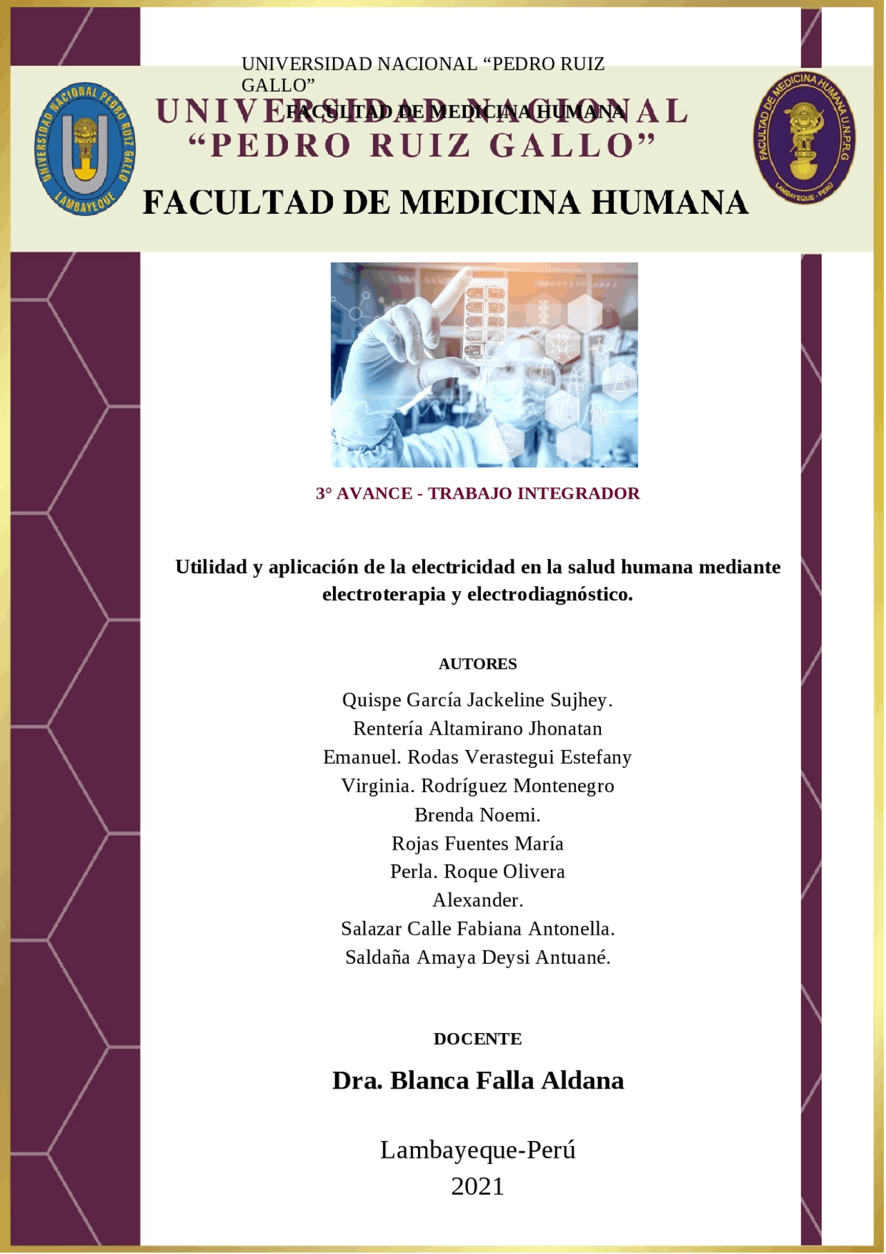 Informes De Practica Docsity