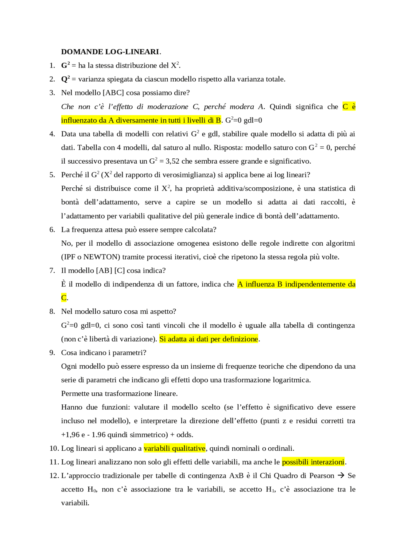 Domande Metodologia Della Ricerca Applicata Docsity