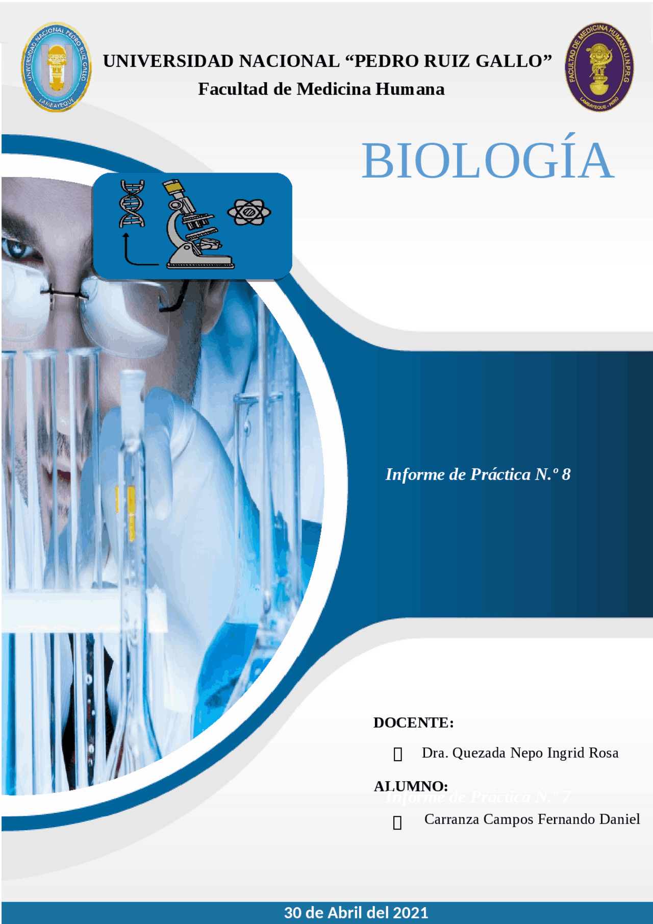 Informes de practica - Docsity