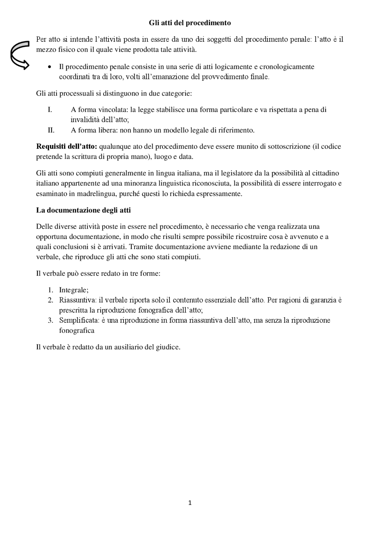 Il Processo Penale 2 Docsity
