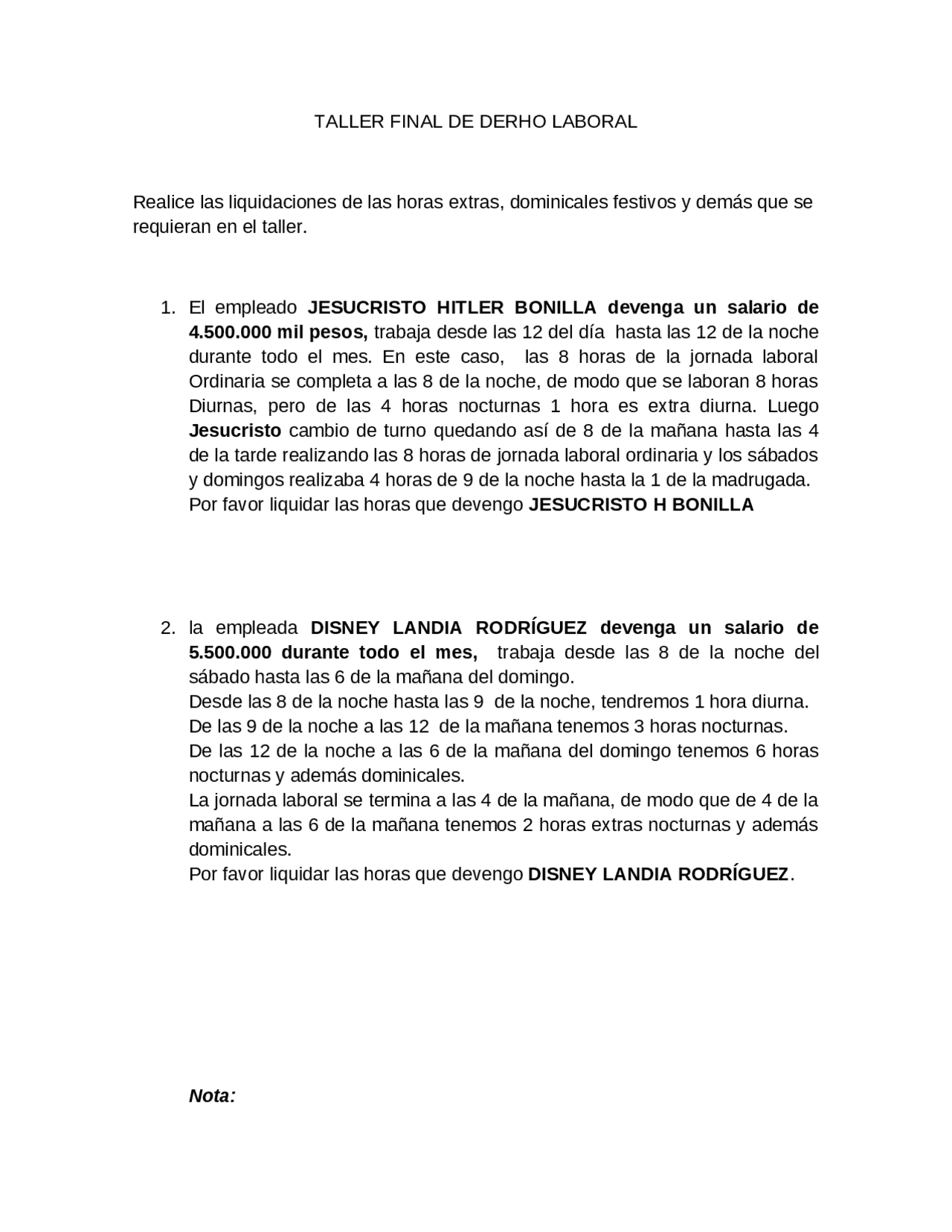 Autoevaluacion Docsity