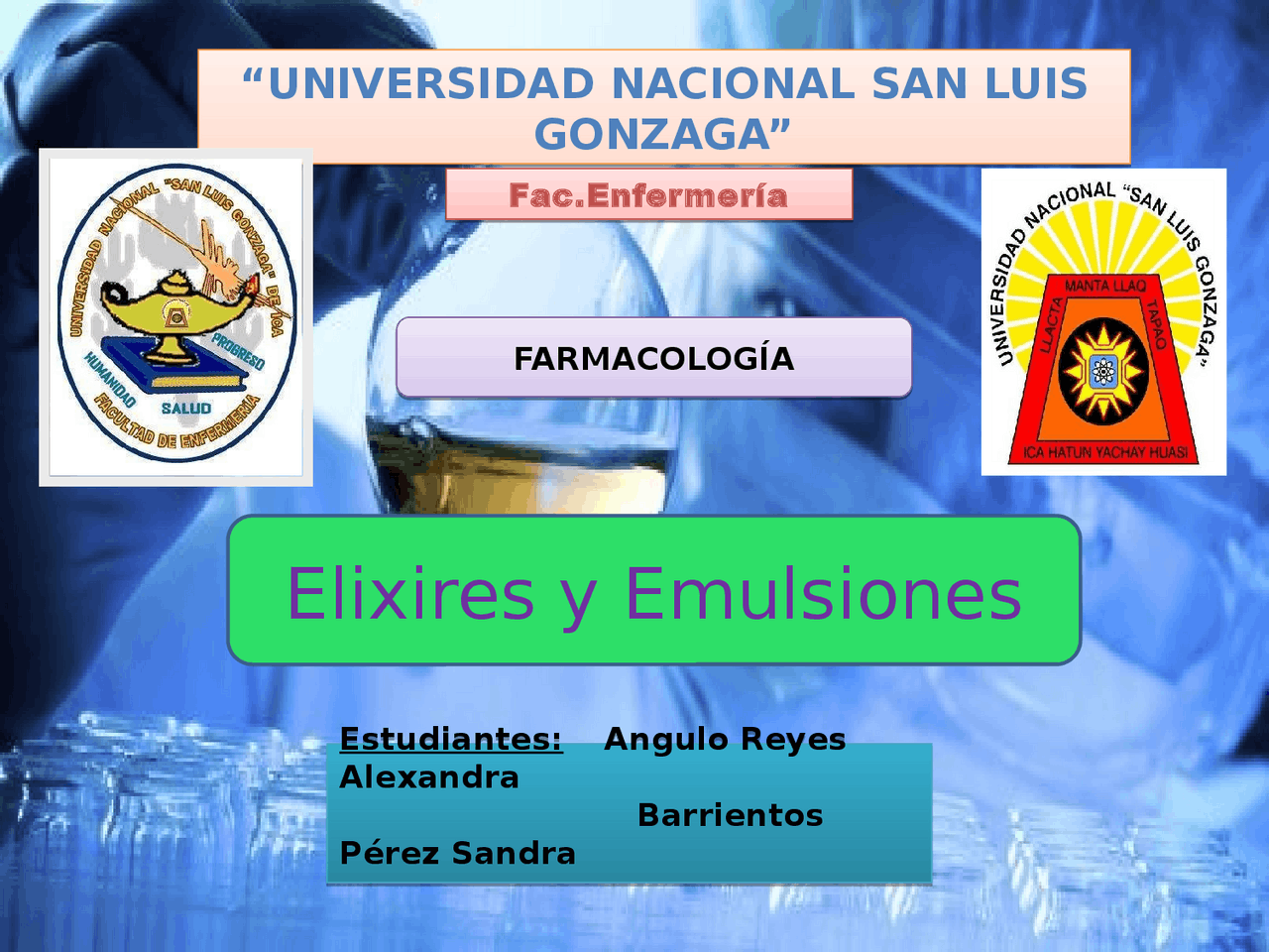 Elixir, que es, para que sirve, forma | Transcripciones de Farmacología ...