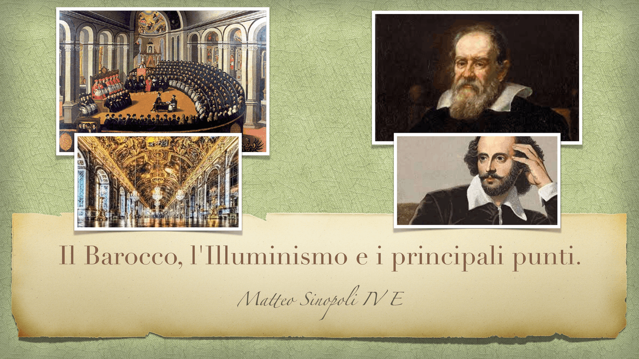 Il Barocco, l'Illuminismo e i principali punti - Docsity