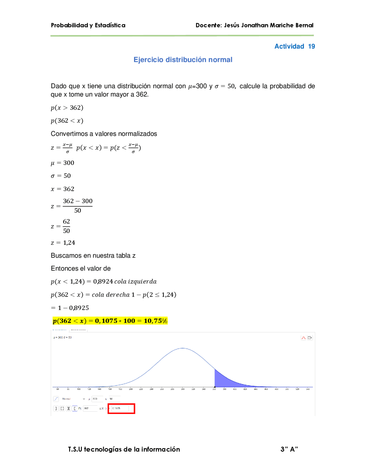 Probabilidad y estadística - Docsity
