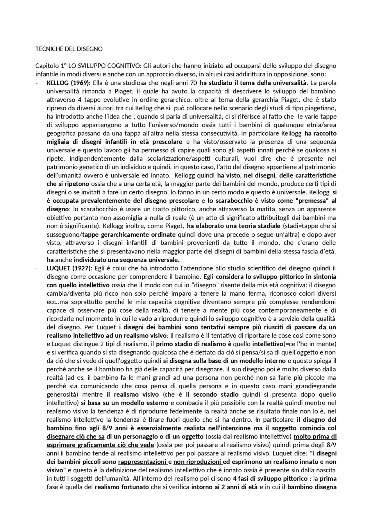Tecniche Del Disegno Docsity