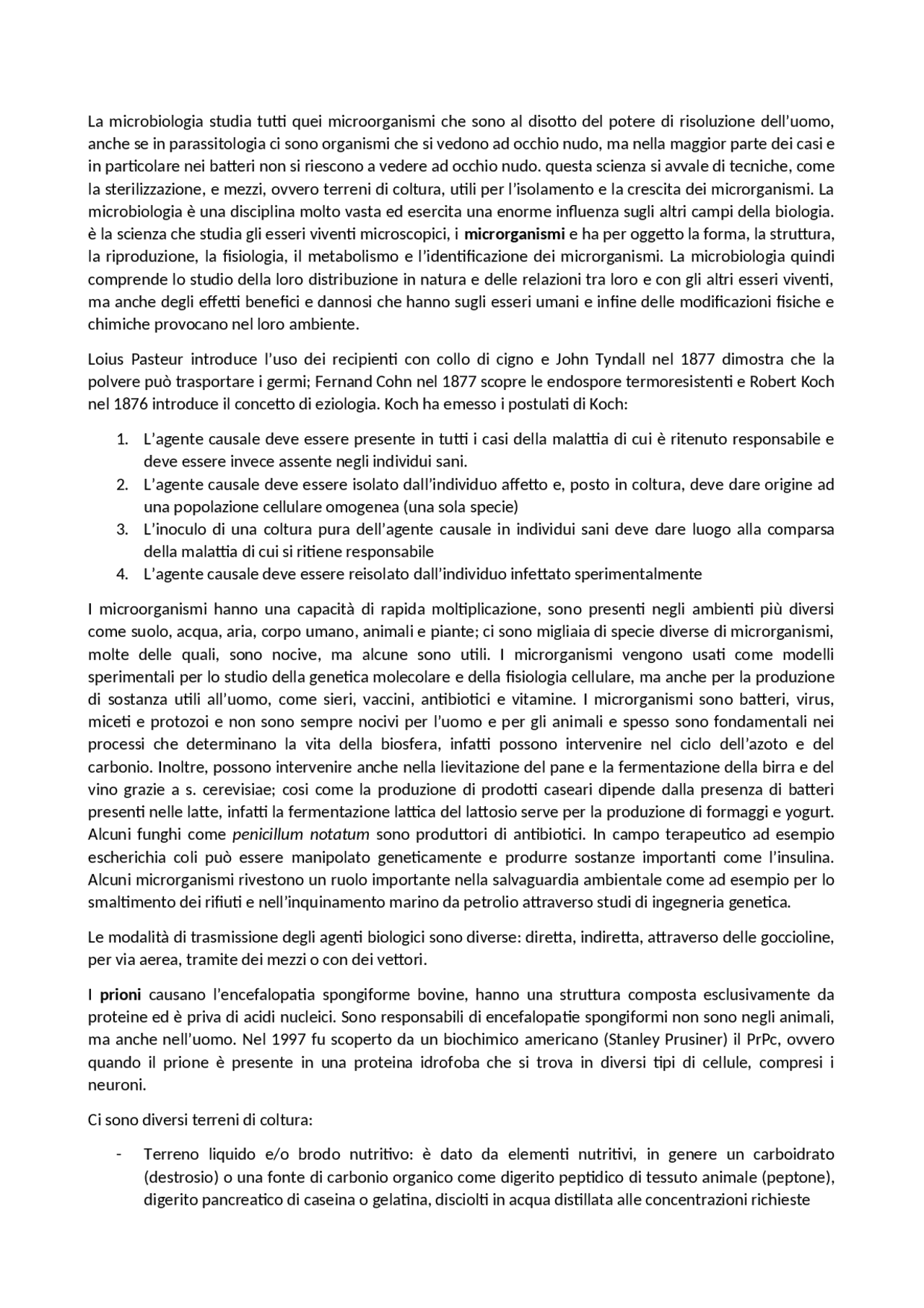 Appunti Di Microbiologia Completi Docsity