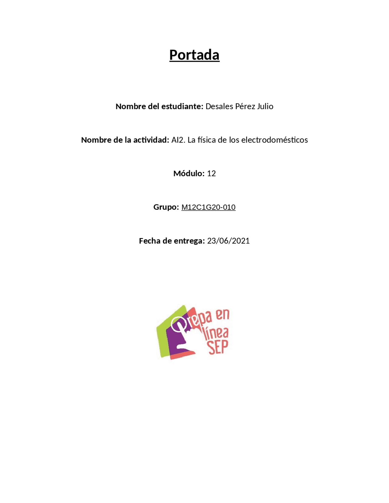 Actividad Integradora 2 Semana 1 Modulo 12 Apuntes De Física Docsity