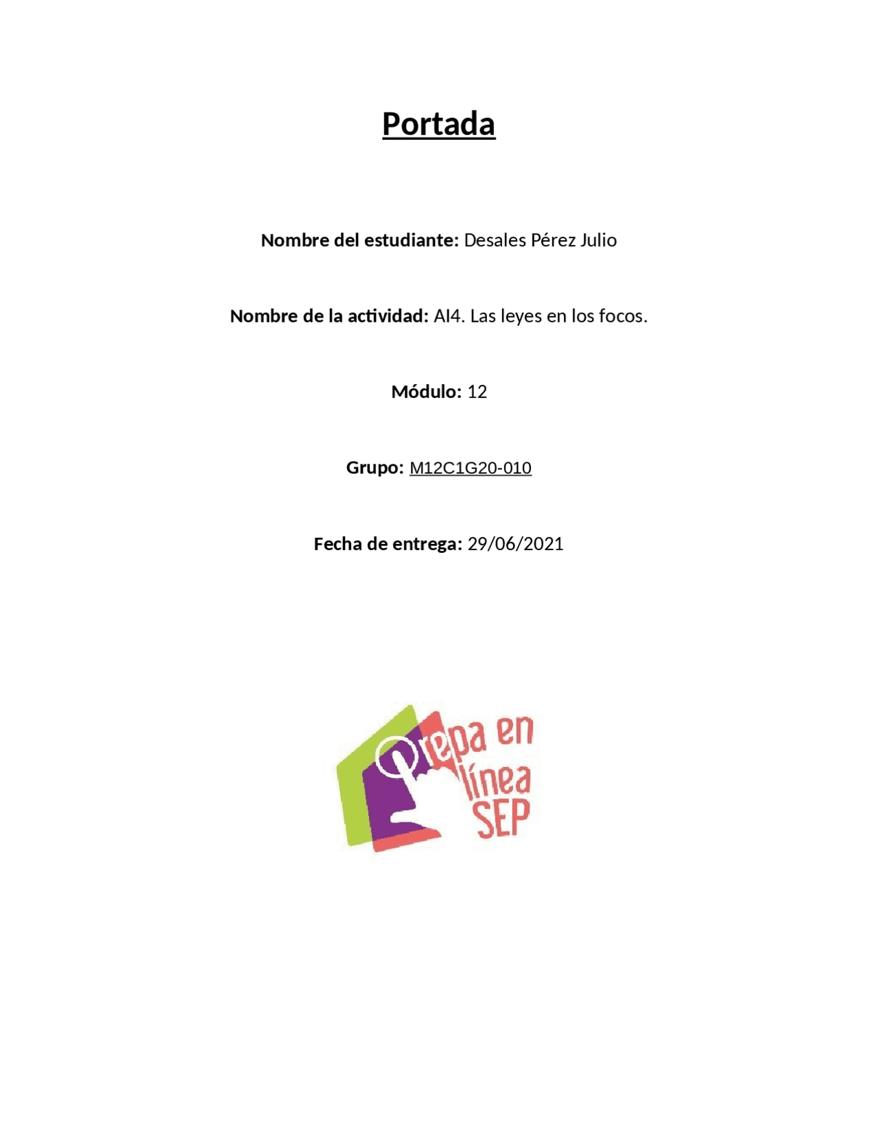 Actividad Integradora 4 Semana 2 Modulo 12 Apuntes De Física Docsity