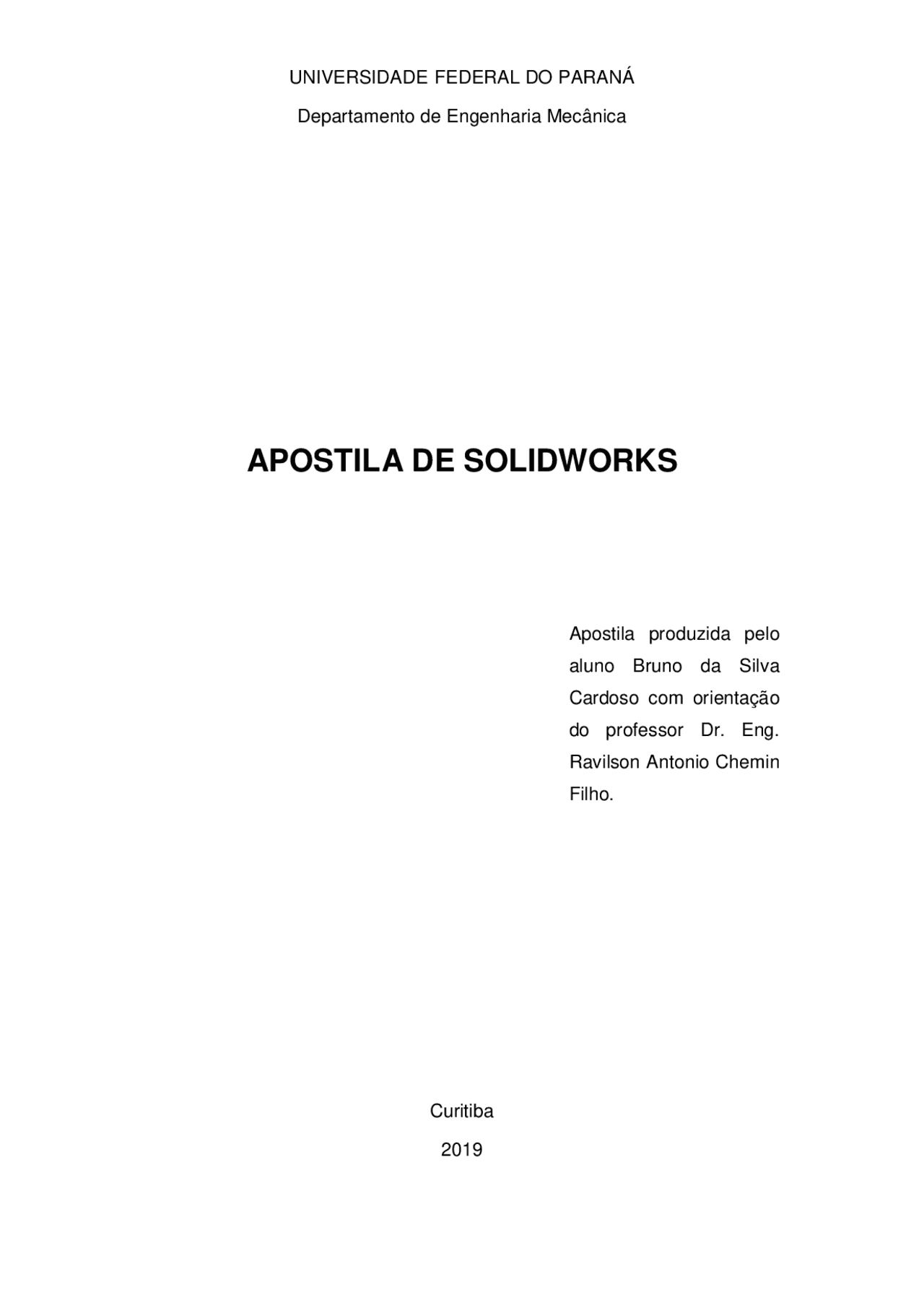 Solidworks Posicionamentos Mecânicos Docsity