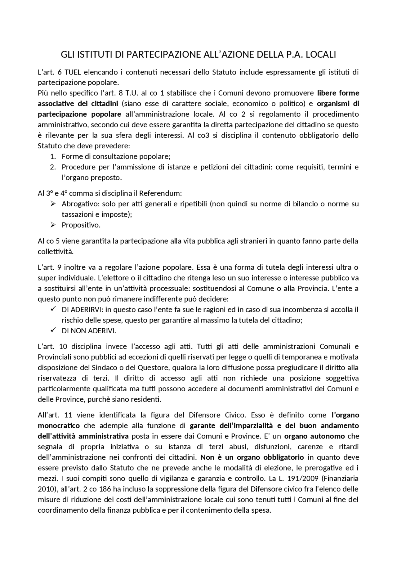 Concorsi Comunali Docsity