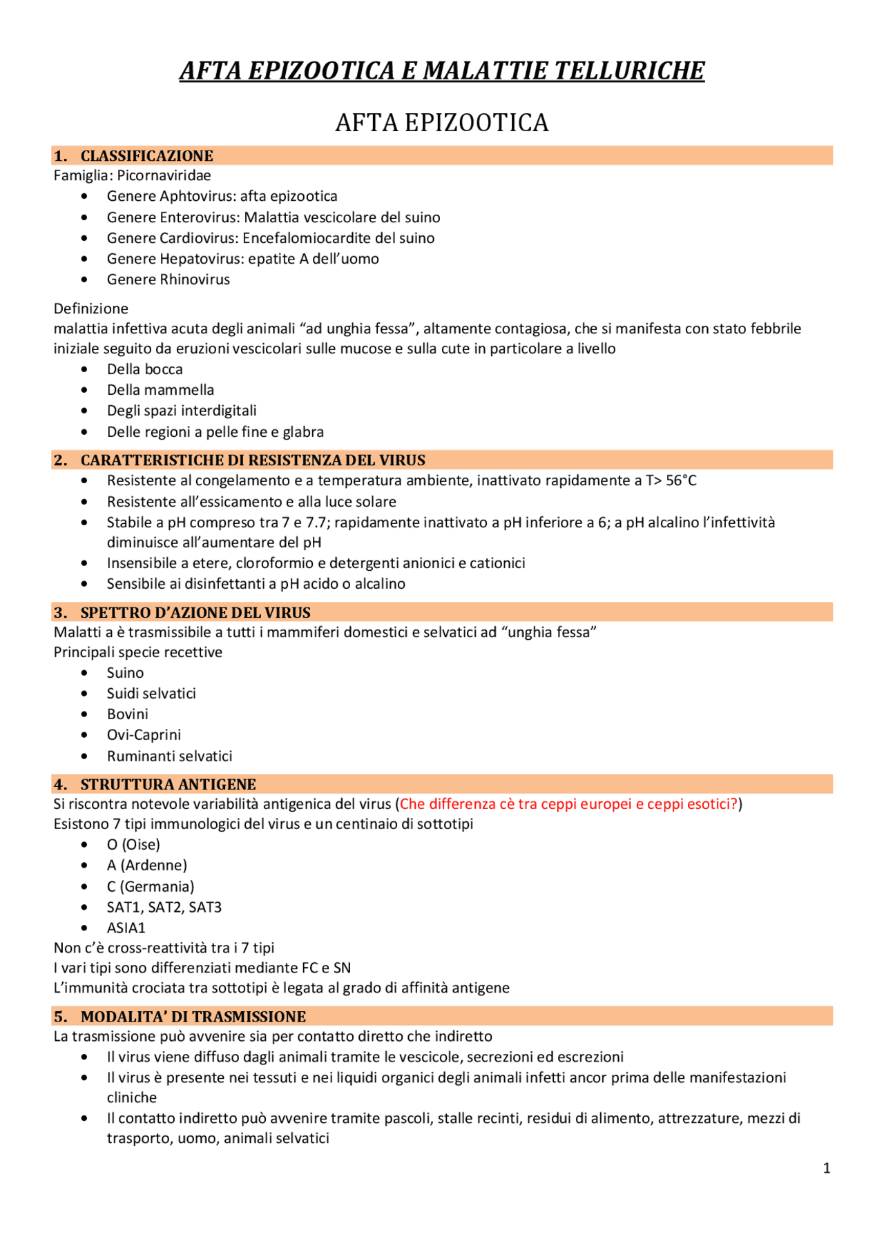 Igiene Degli Allevamenti Docsity