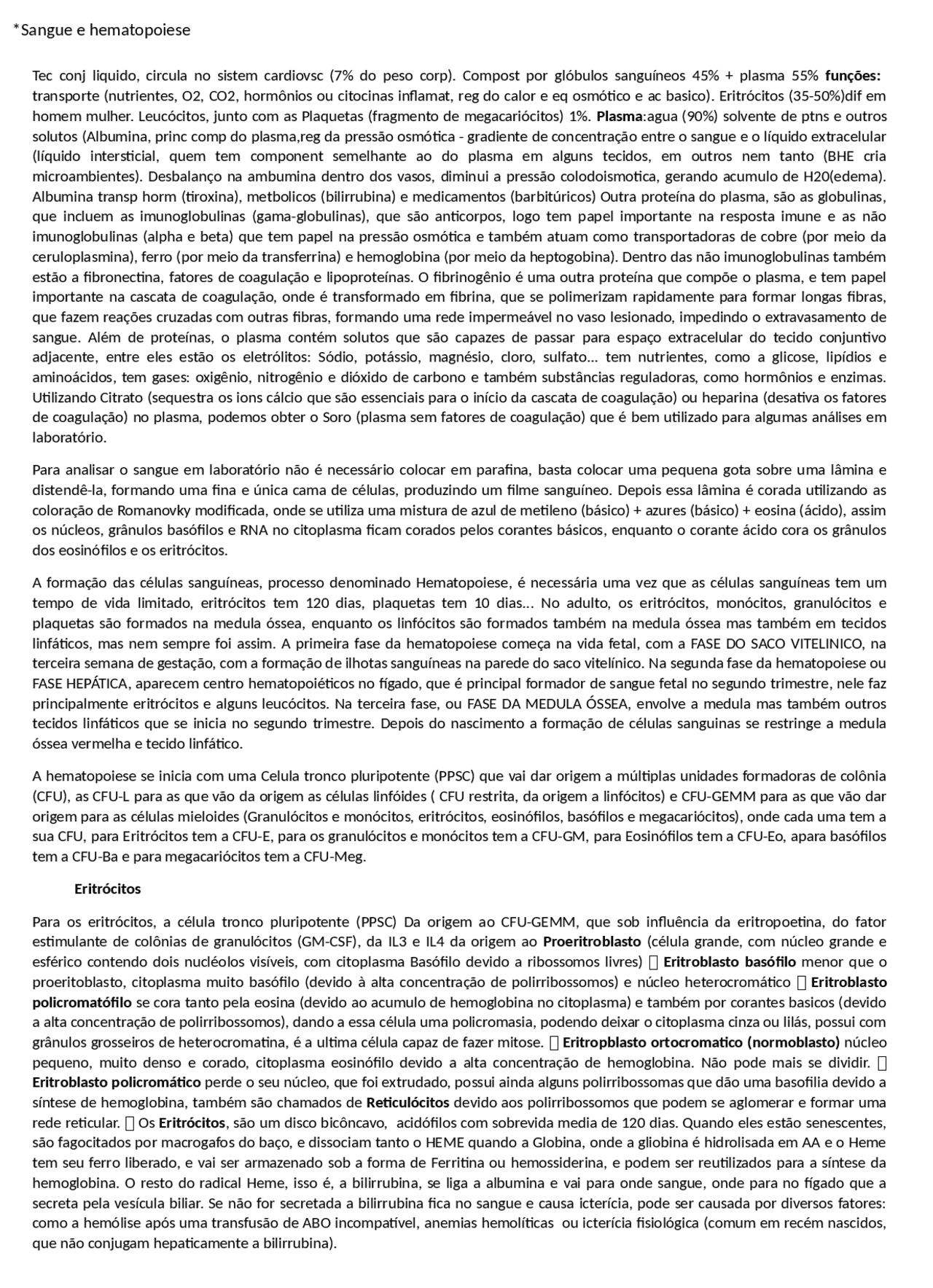 Histologia Basica Resumo Docsity